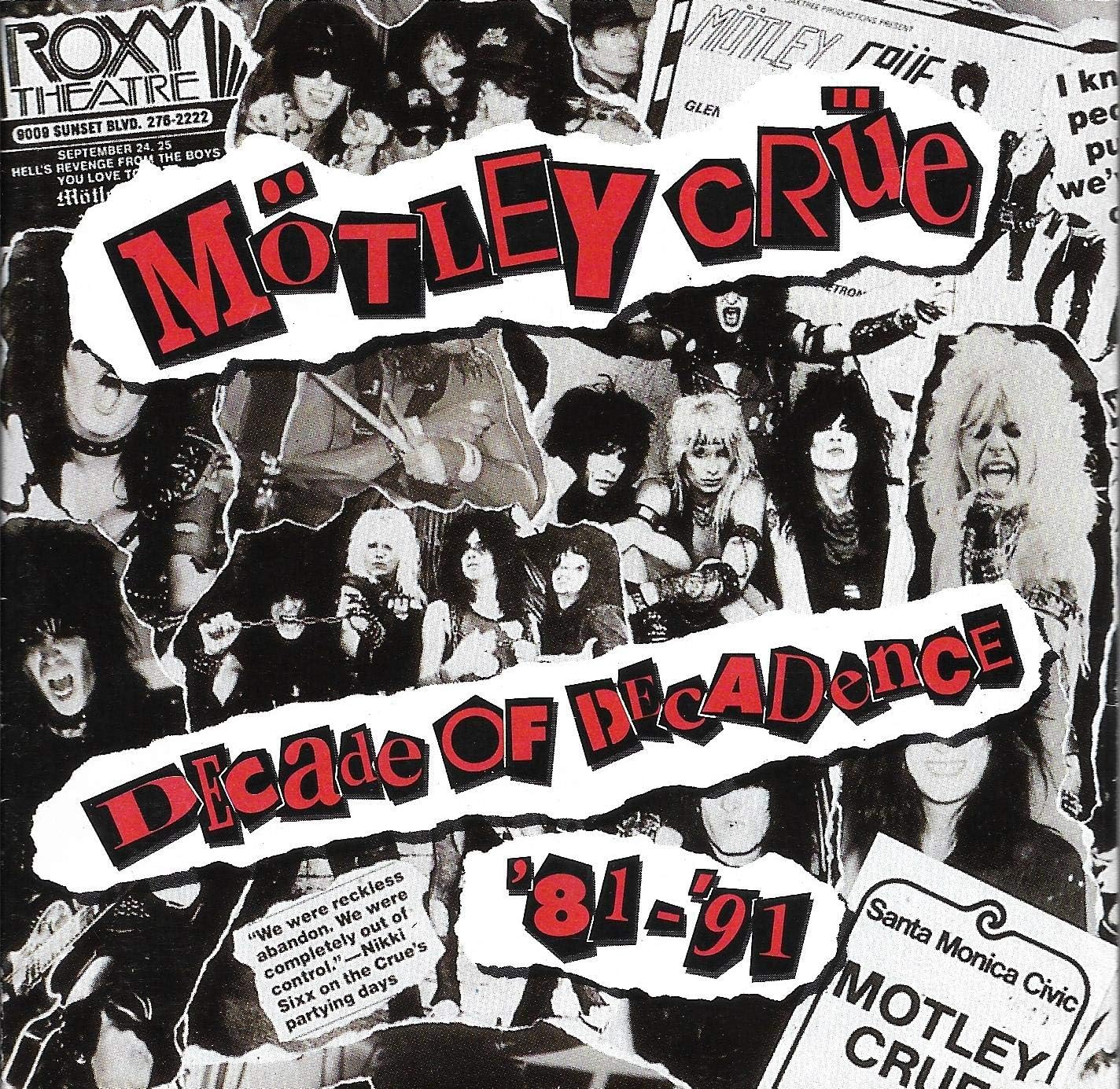 Decade of Decadence: Amazon.co.uk: CDs & Vinyl