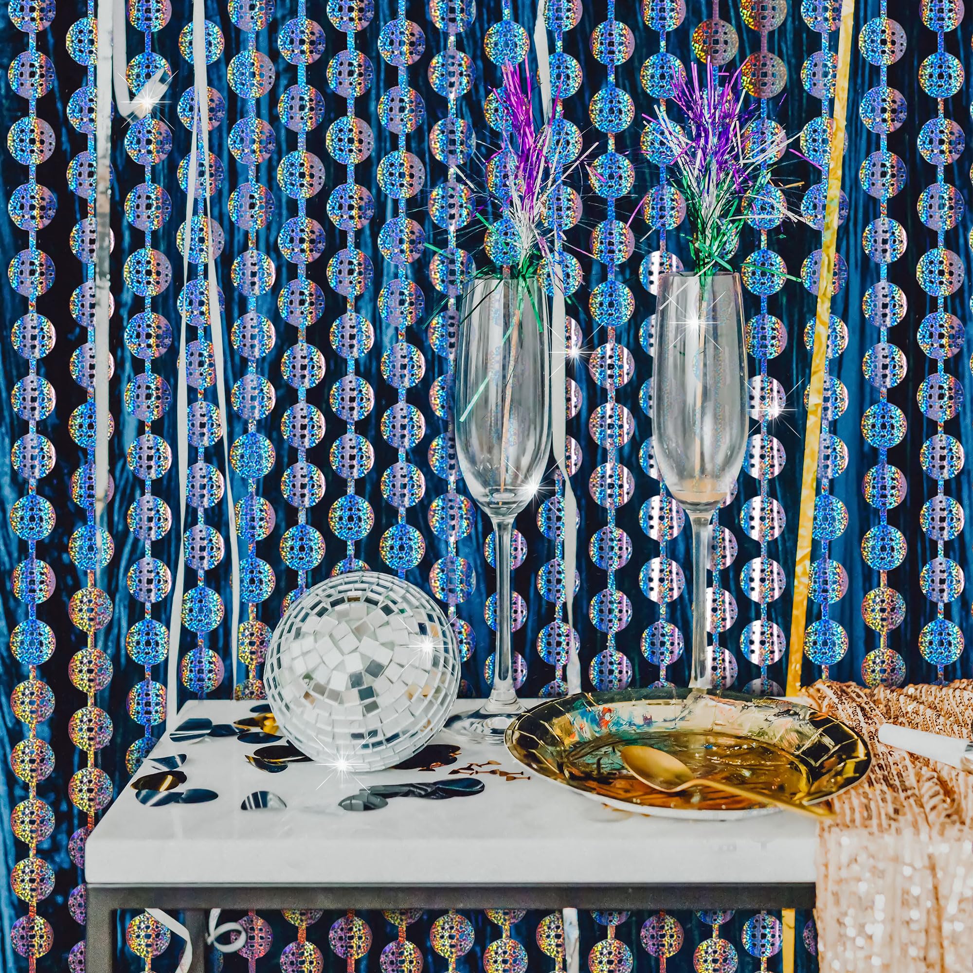 Snapklik.com : Max Shape Silver Metallic Backdrop For Disco Ball ...