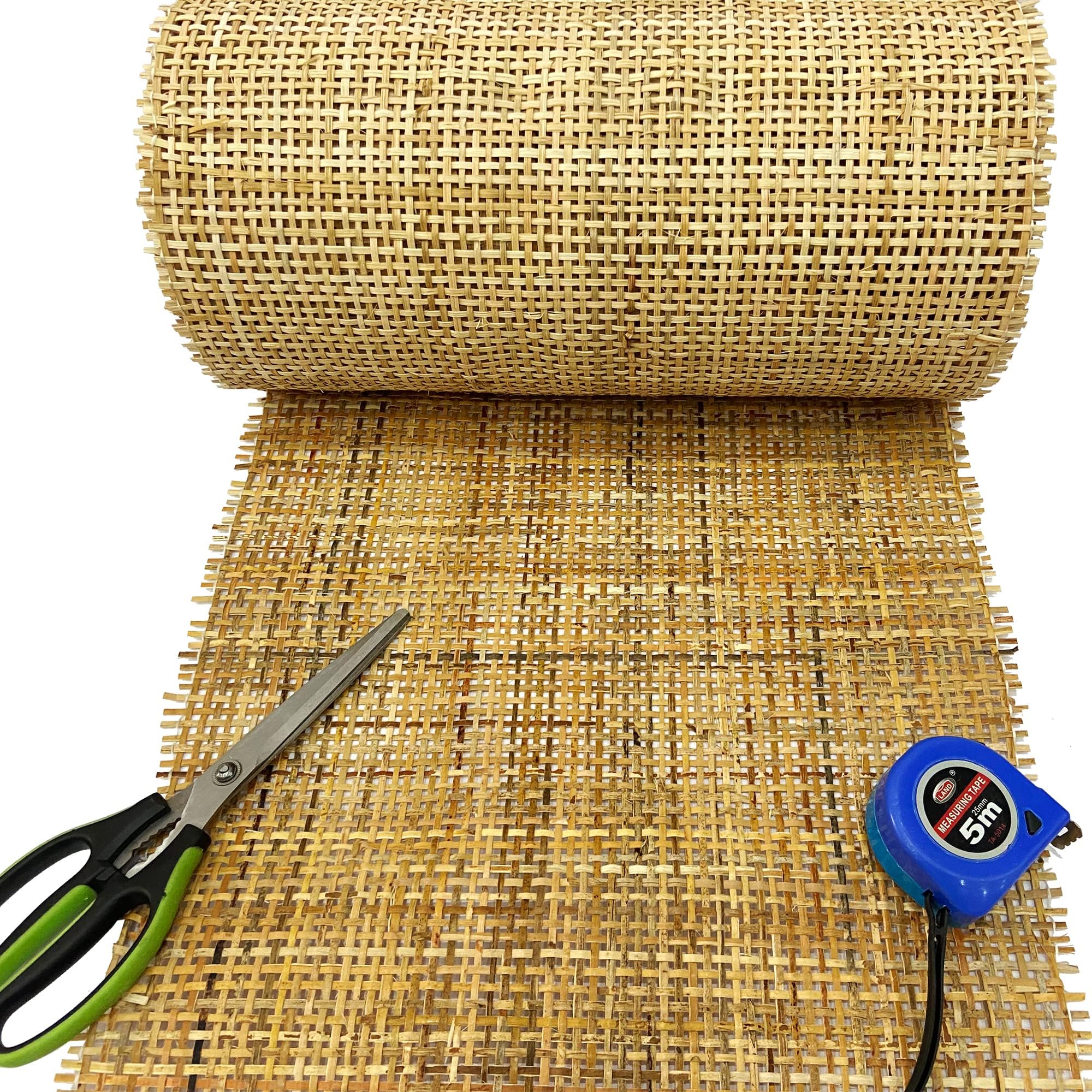 Amazon.com: CLAYNIX 18" Width Square Rattan Cane Webbing 2 Feet - Cane ...