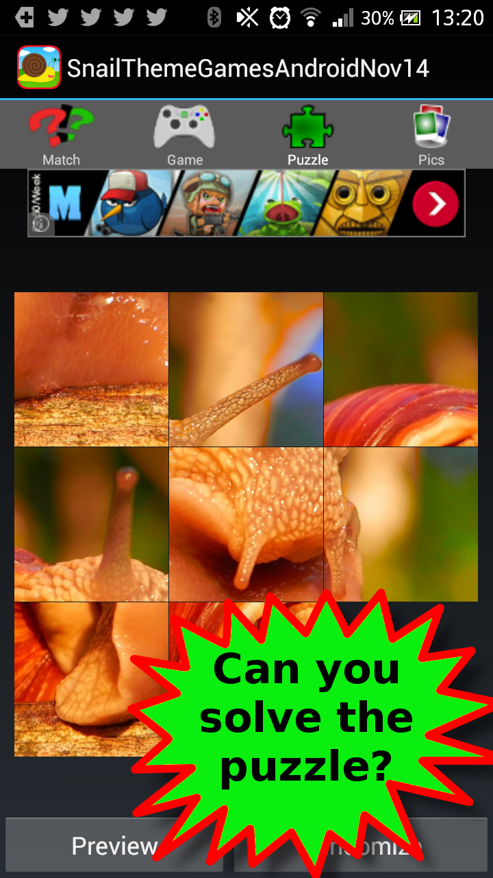 Snail Theme Games - App on Amazon Appstore