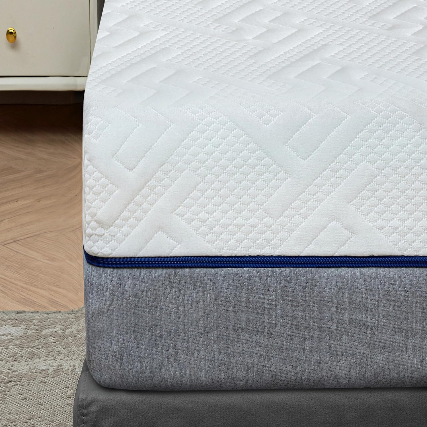 Generic 3ft Single Mattress, Cool Gel Memory Foam, Medium Firm, White ...