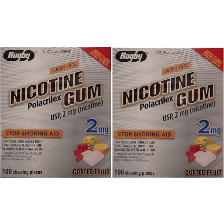 Amazon.com: Nicotine Gum 2mg Sugar Free Mint Flavor Generic for ...