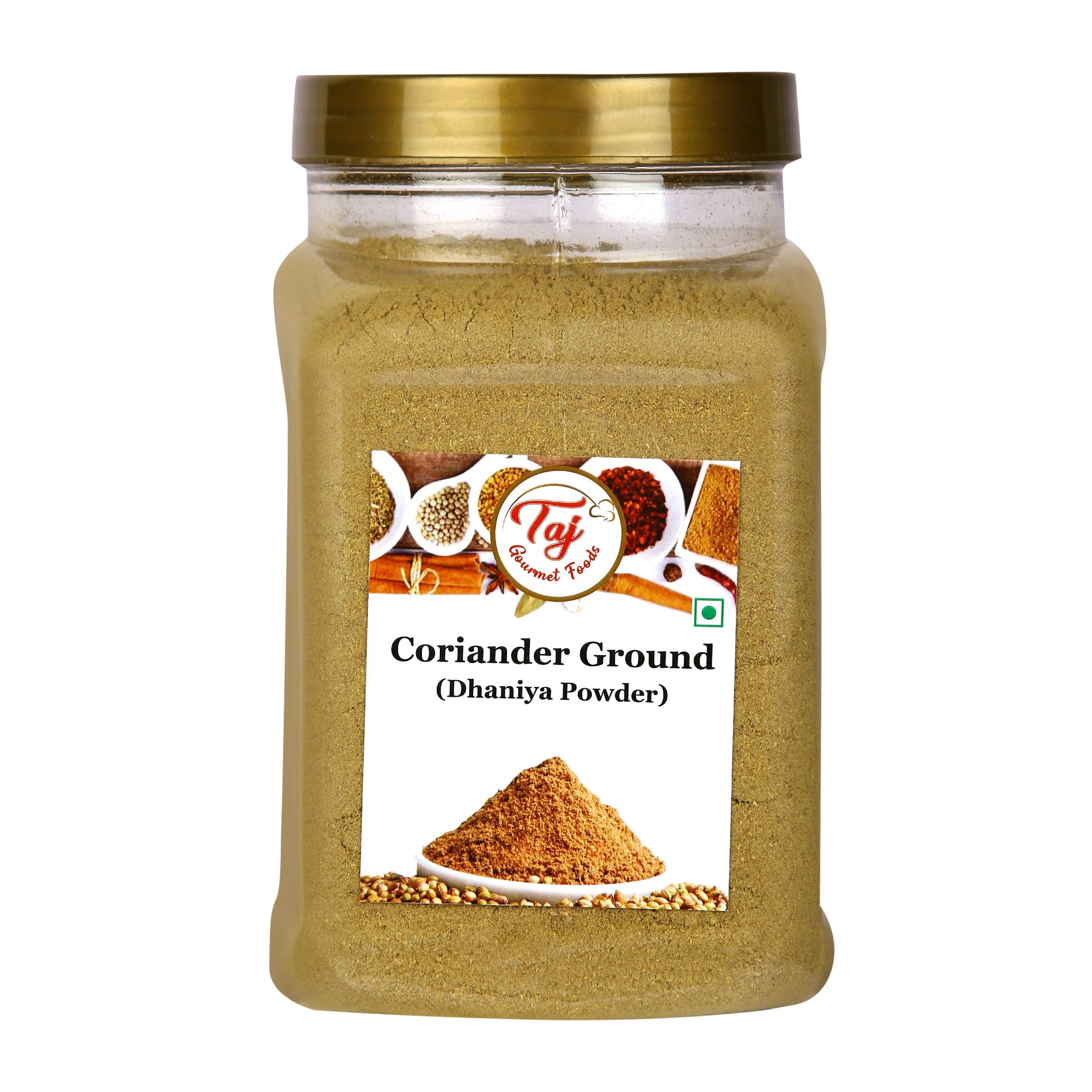 TAJ Coriander Powder Dhania Powder Ground Coriander (4-Pound Jar) 4 ...