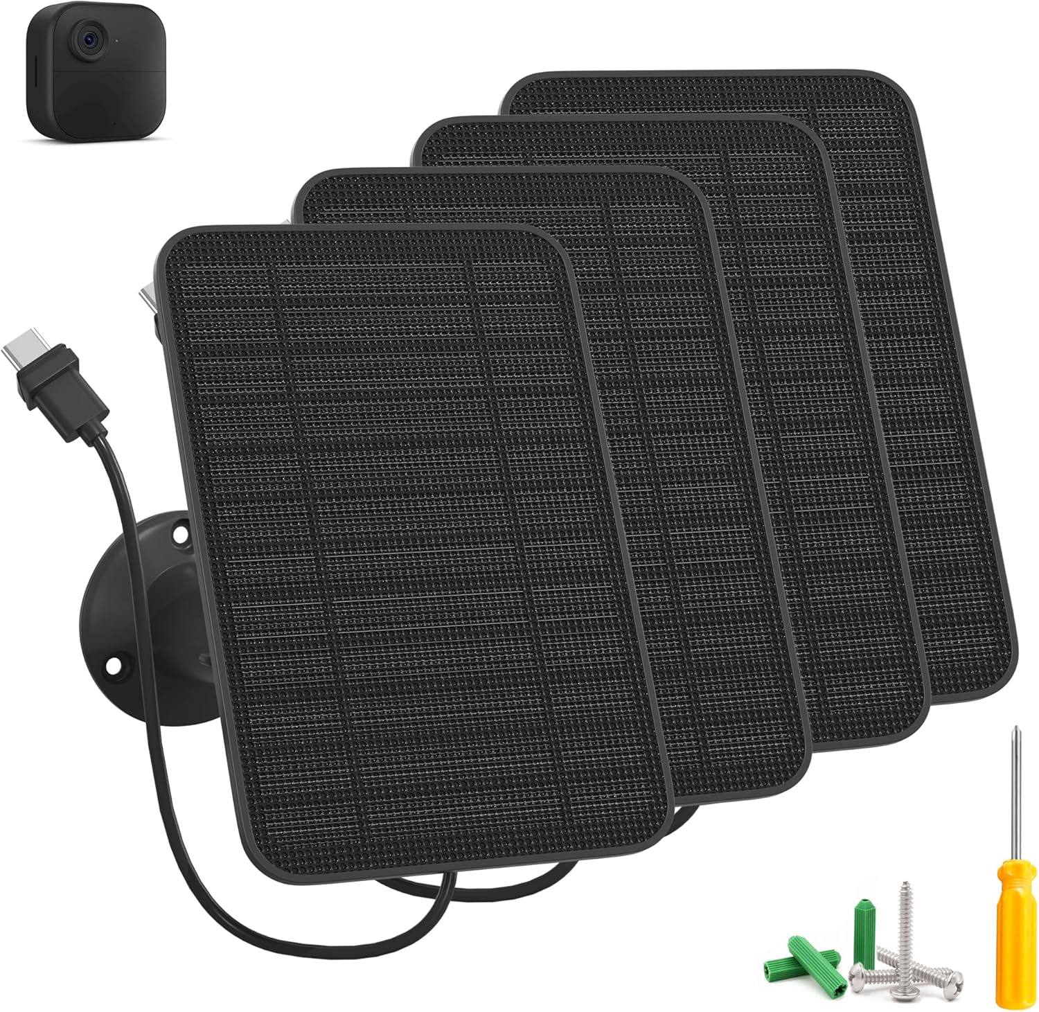 Amazon.com : 5W Solar Panel for Blink Camera Outdoor, Solar Panel ...
