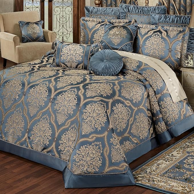 Amazon.com: Luxurious Castleton Bedding | Sophisticated Jacquard Woven ...