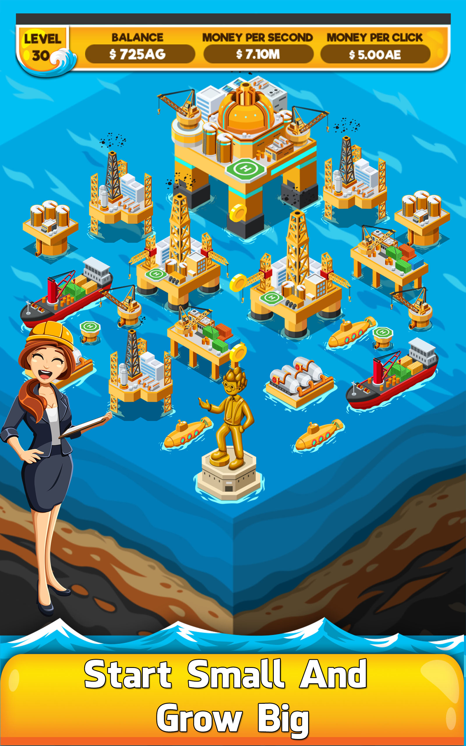 Oil Tycoon 2 - Idle Clicker Factory Miner Tap Game - App on Amazon Appstore