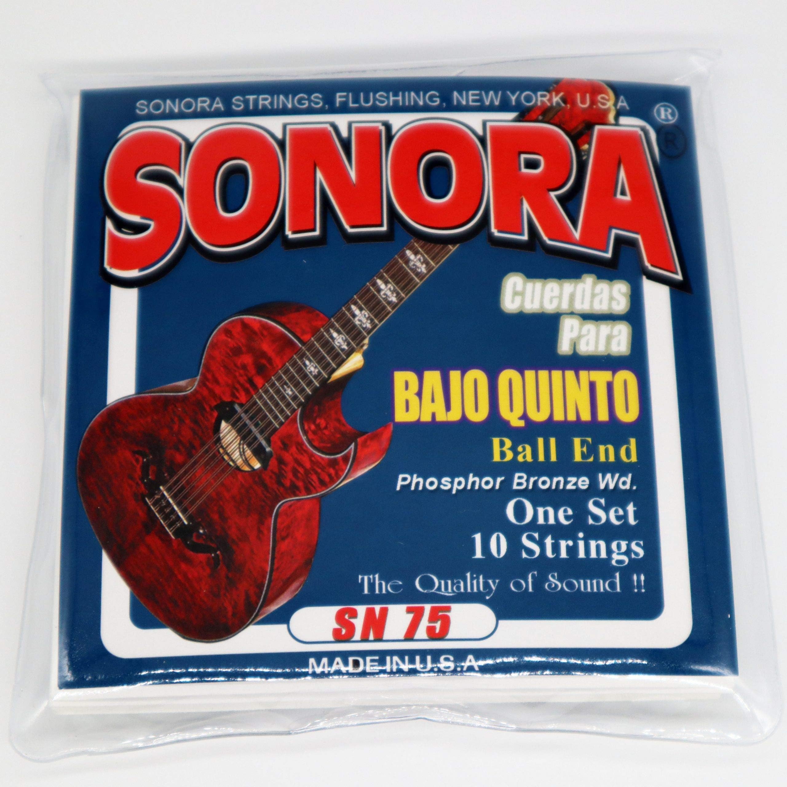 Amazon.com: D'Addario EJS85 Bajo Quinto Stainless Steel Guitar Strings ...