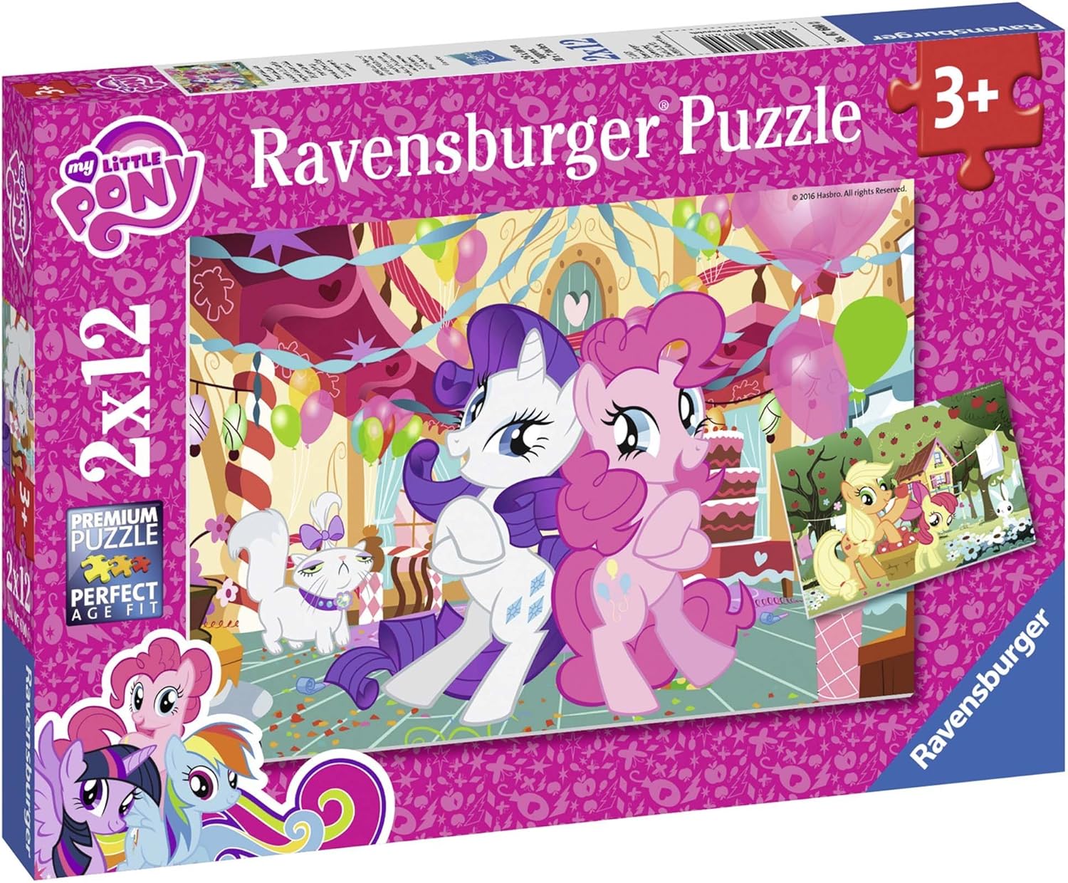 Ravensburger Italy- My Little Pony Puzzle per bambini-2x12, 24 Pezzi ...