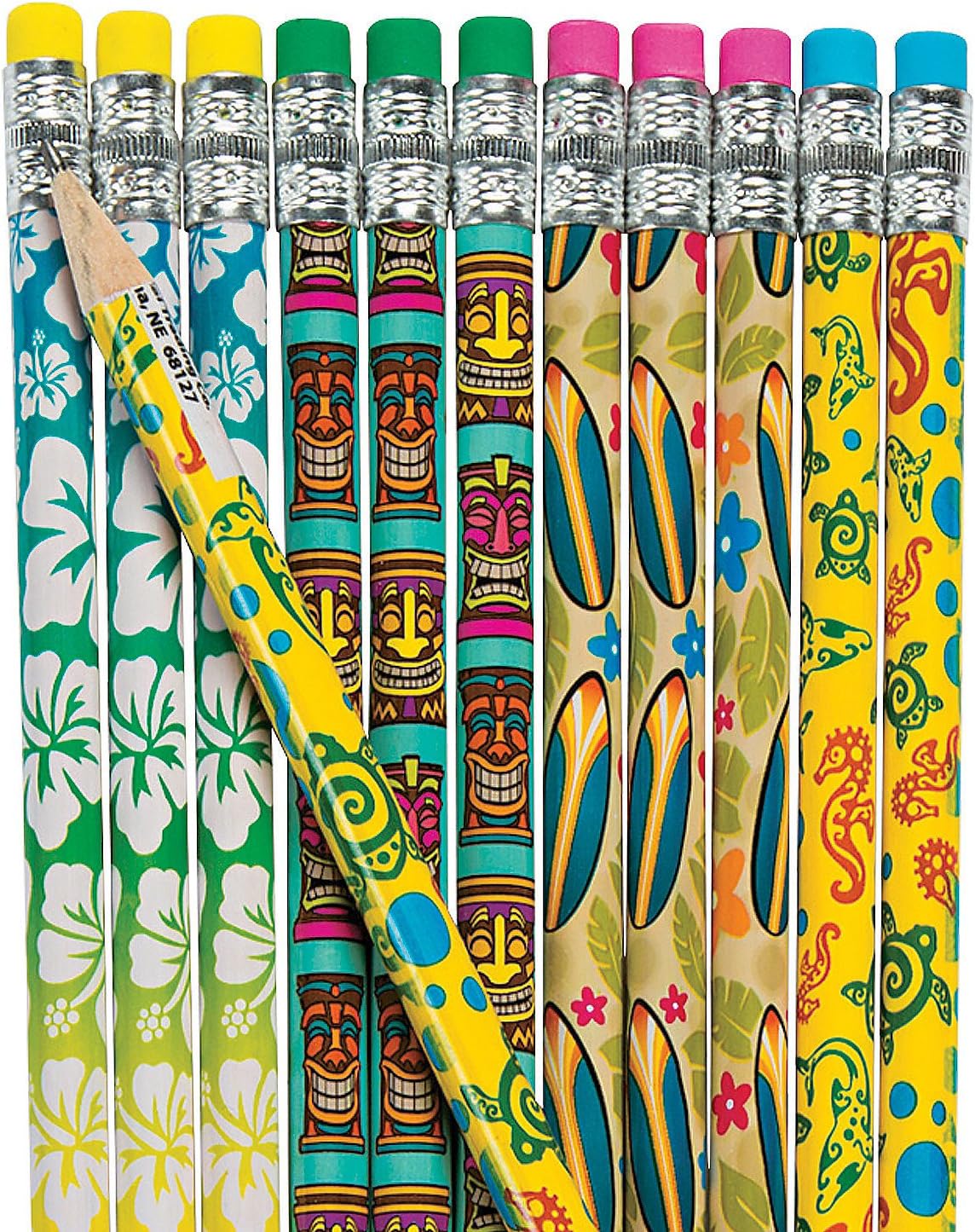 Amazon.com: TINYMILLS 24 Pcs Flamingo Tropical Luau Multi Point ...