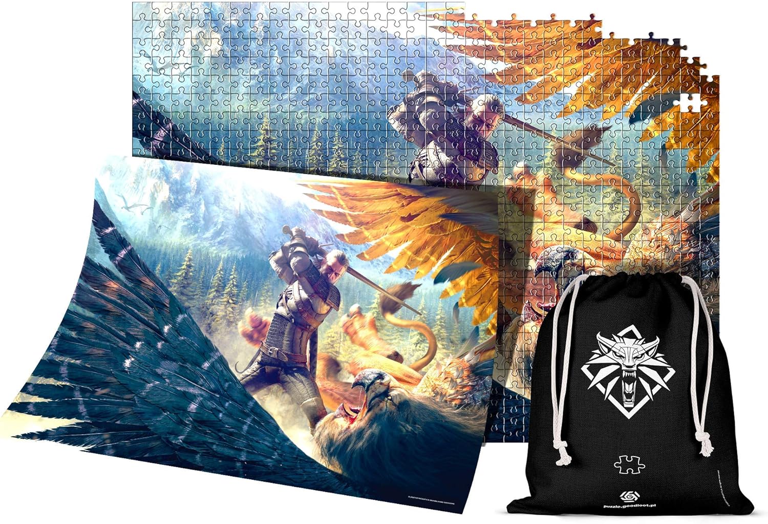 Good Loot The Witcher 3: Wild Hunt Gryffin Fight – 1000 Pieces Jigsaw ...