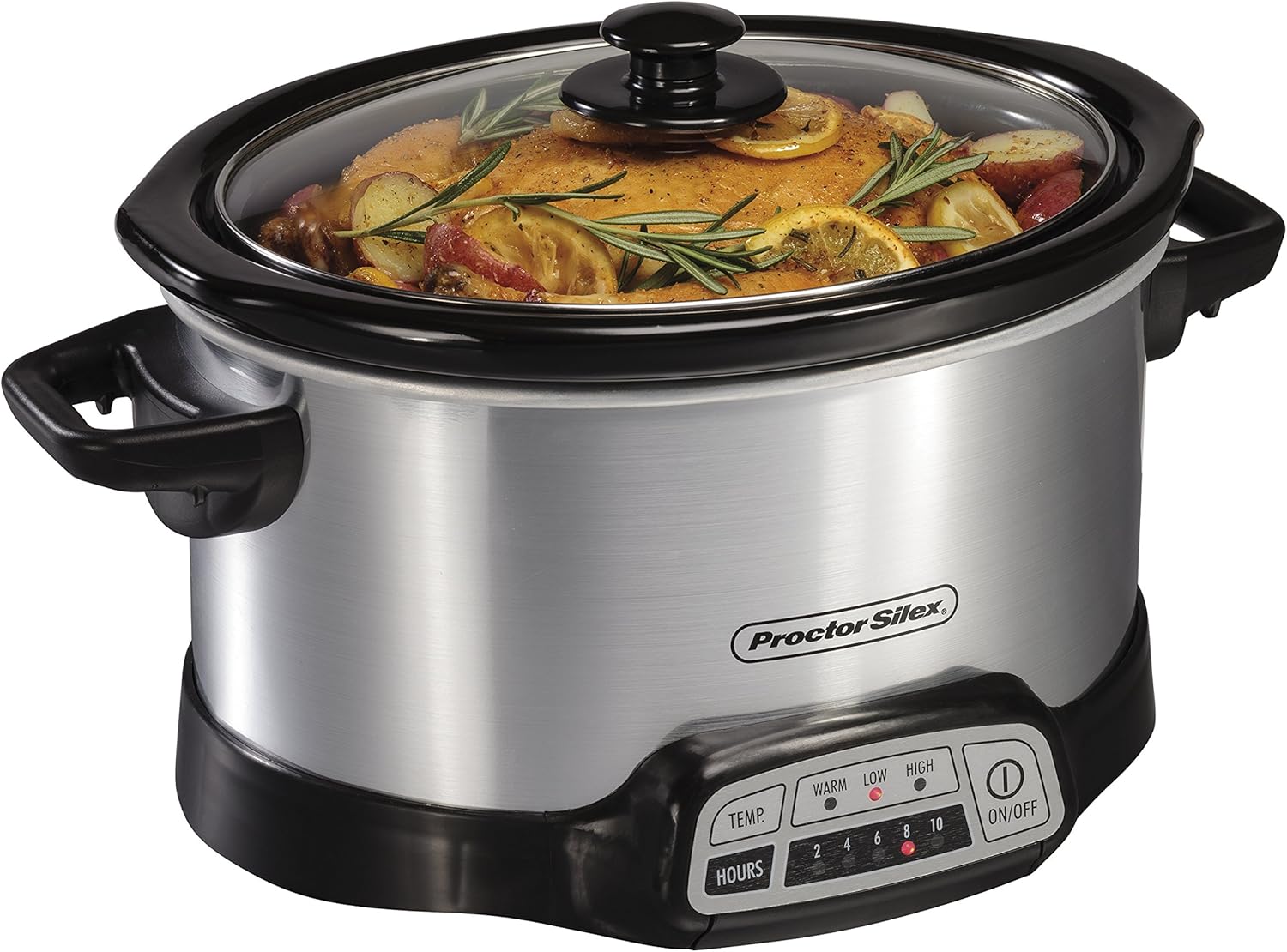Amazon.com: Proctor Silex 33442 Slow Cooker, Silver: Home & Kitchen