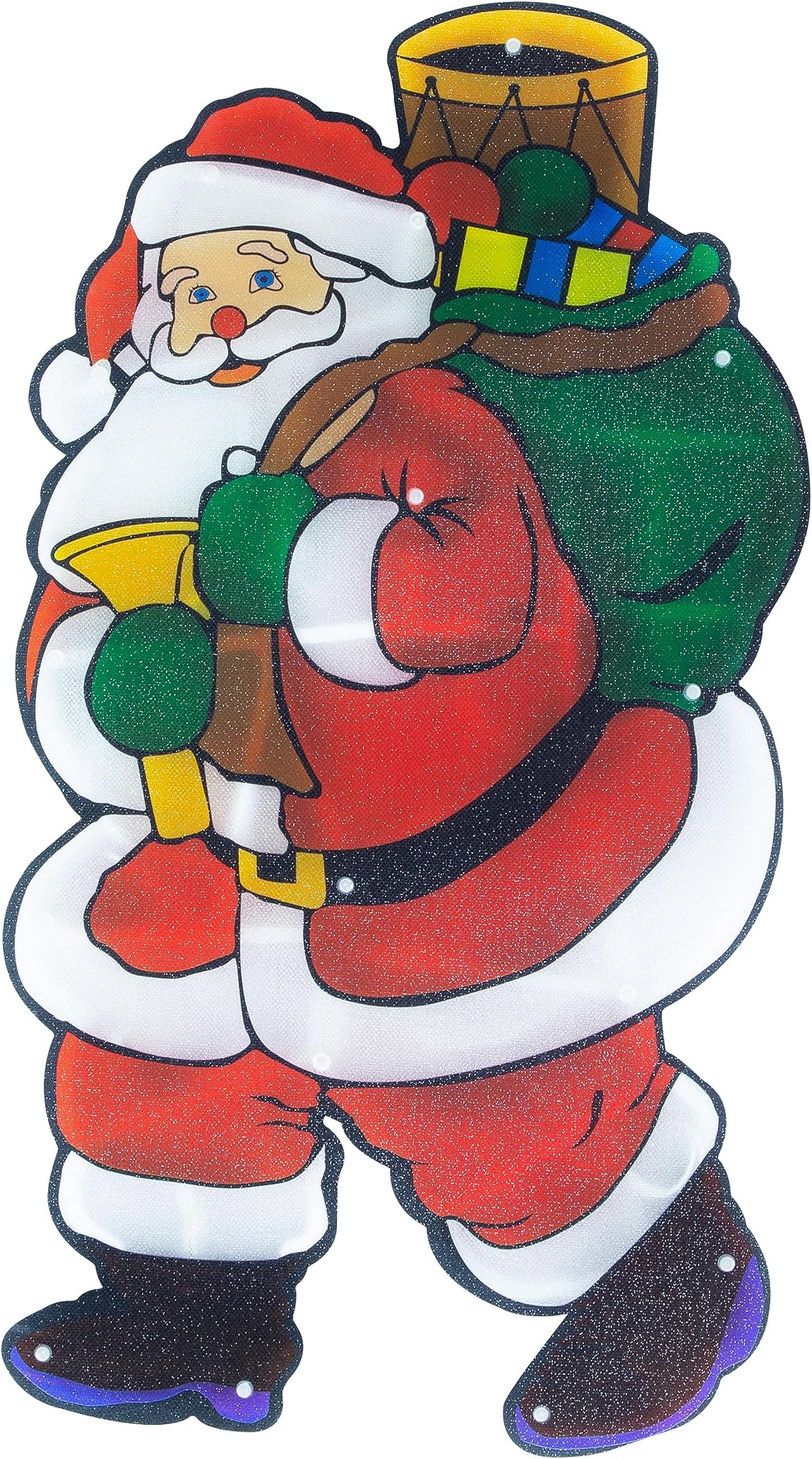 Santa Light - Xmas Pendant Christmas Lamp LED Window Hanging Lights ...