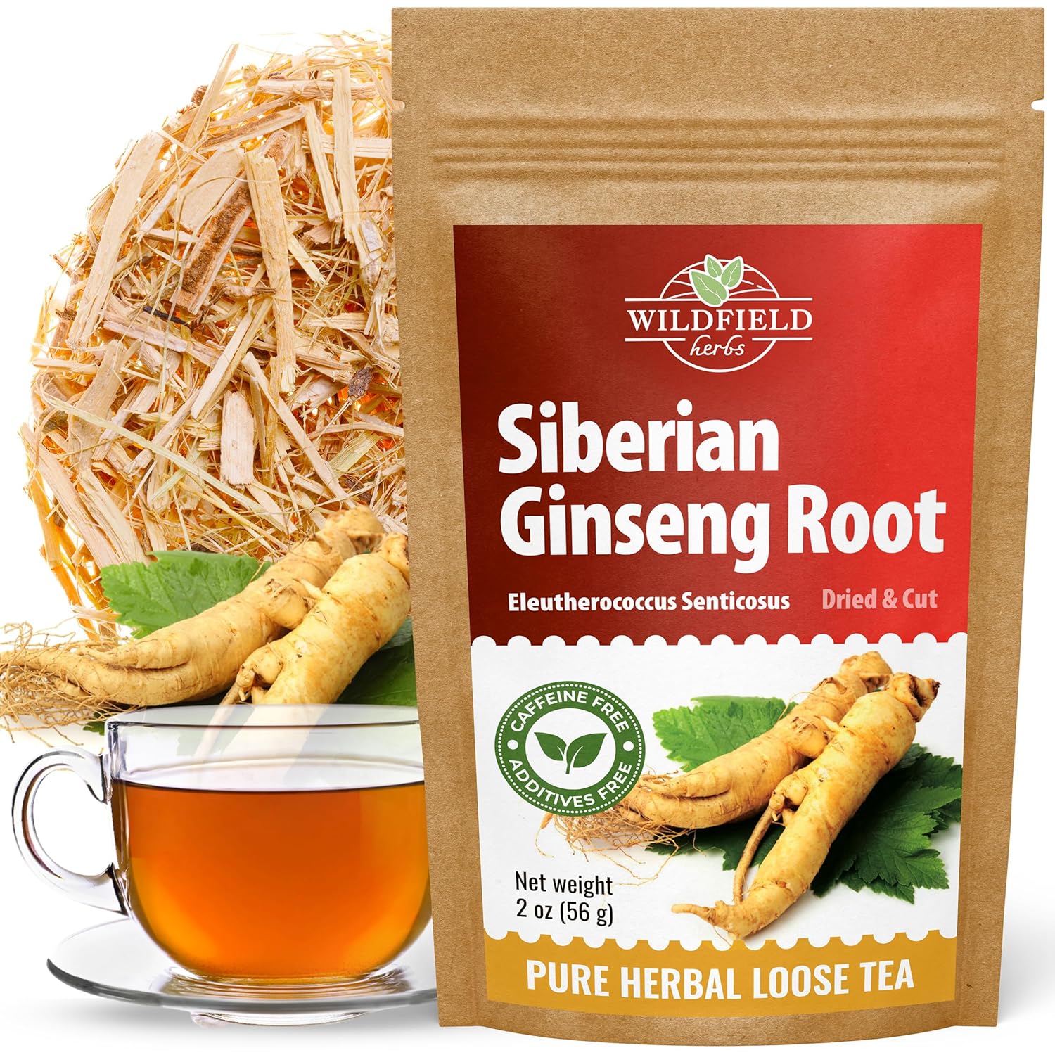 Amazon.com : 2 oz. Siberian Ginseng Ginseng Root Tea (Eleutherococcus ...