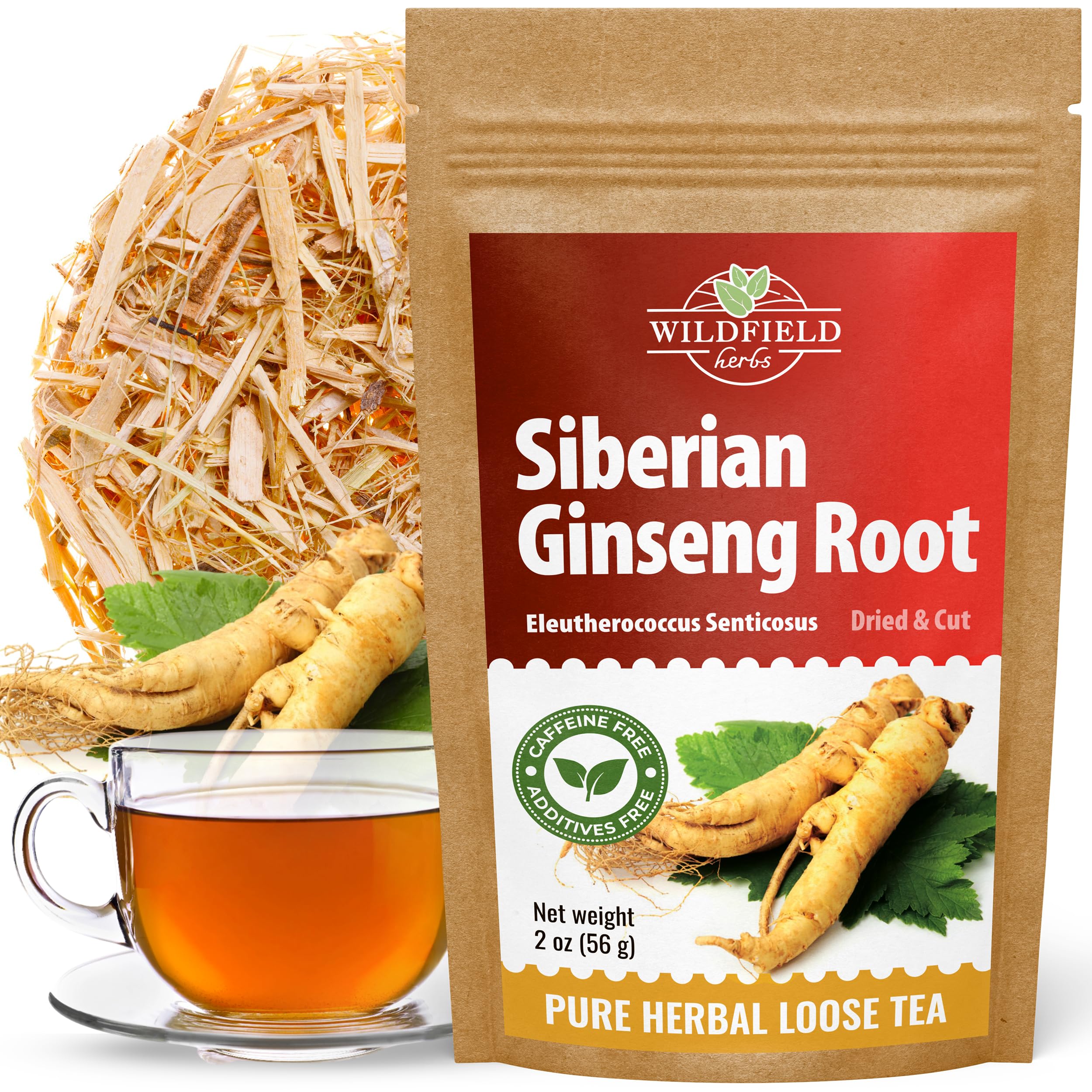 Amazon.com : 2 oz. Siberian Ginseng Ginseng Root Tea (Eleutherococcus ...