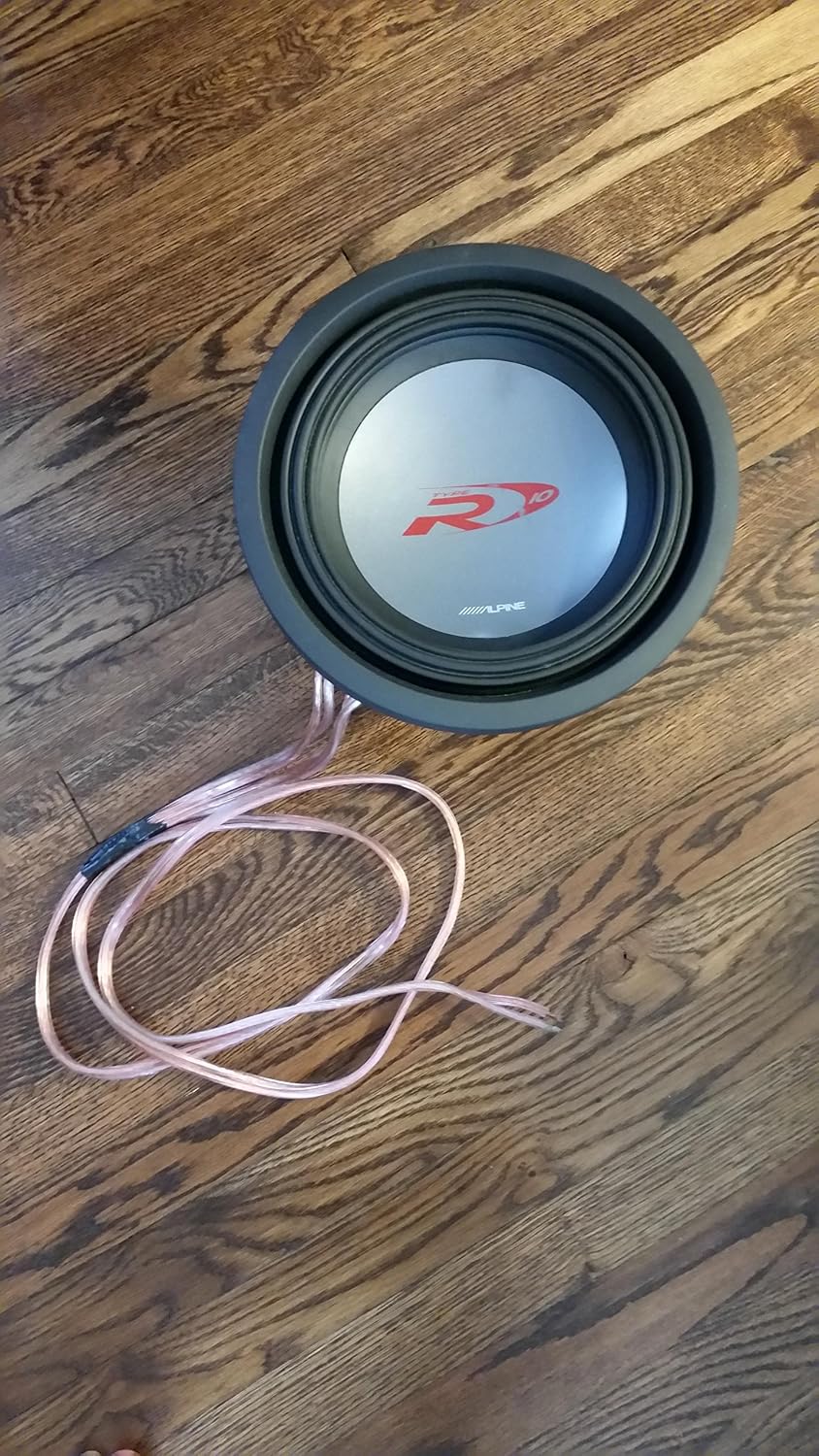 ALPINE SWR-1042D 10" 1500W TYPE R SUBWOOFERS : Amazon.co.uk ...