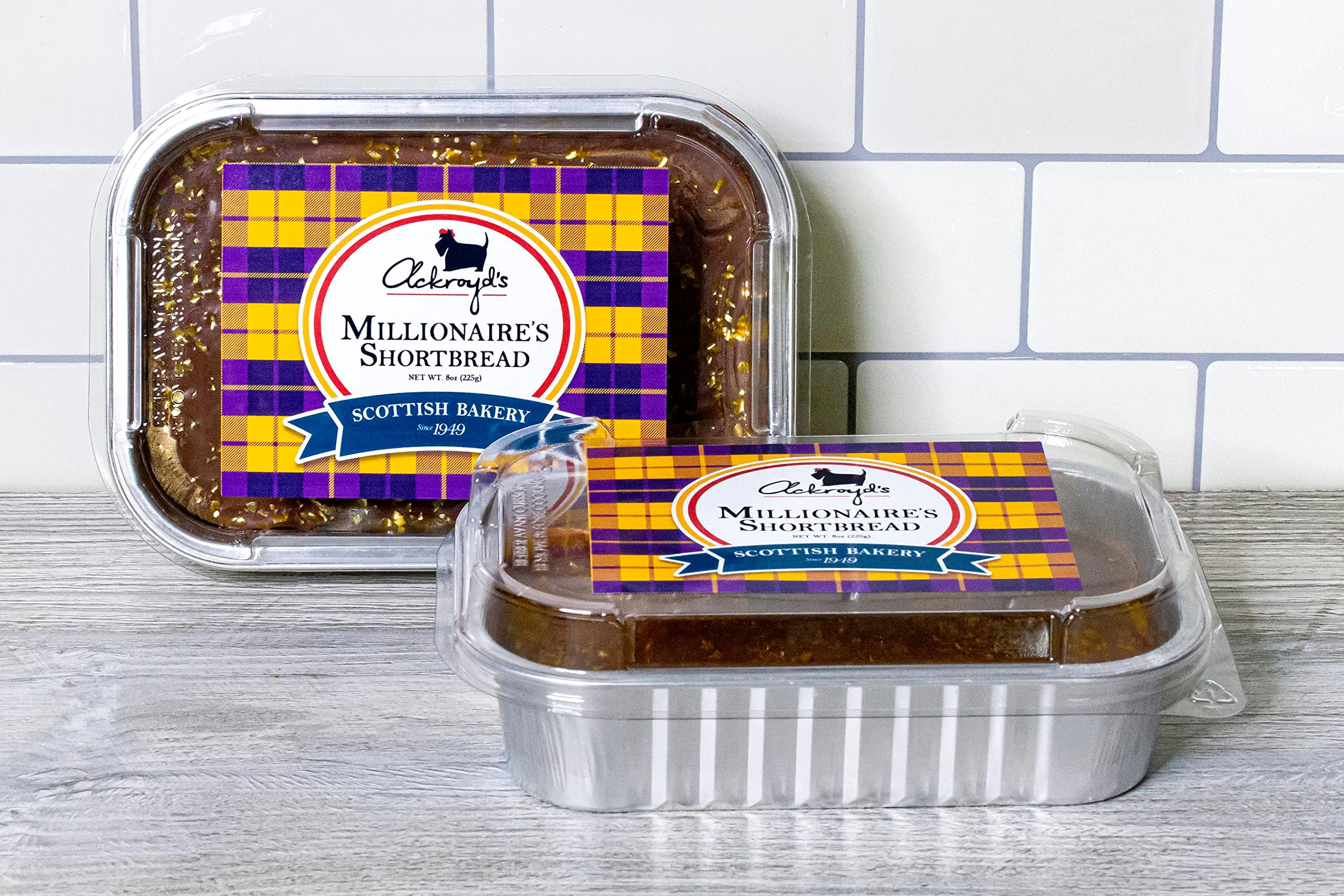 Amazon.com: Ackroyd's Bakery Decadent Millionaire's Shortbread - Milk ...