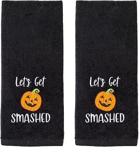 Amazon.com: SKL Home Halloween Let's Get Smashed 100% Cotton ...