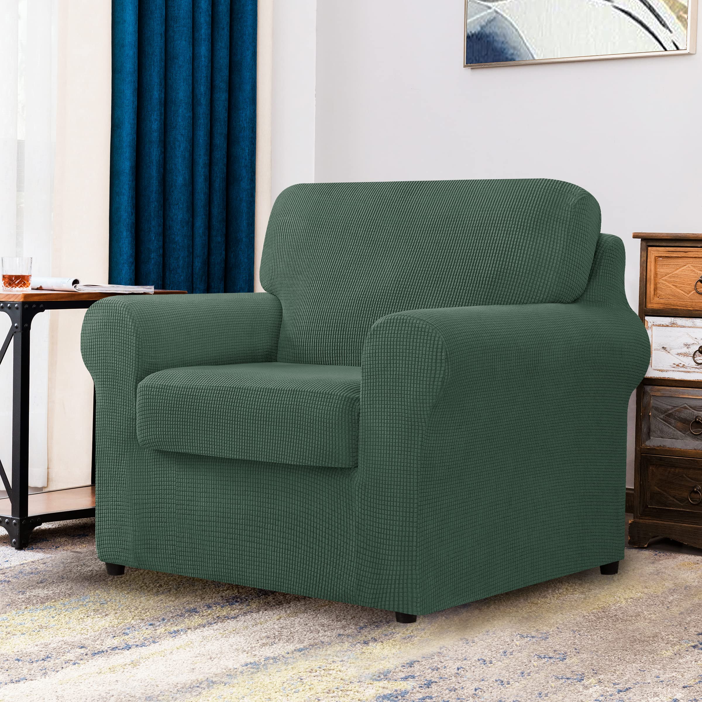 CHUN YI 3 Piece Stretch Armch...B08P3BGRB5 | Encarguelo.com