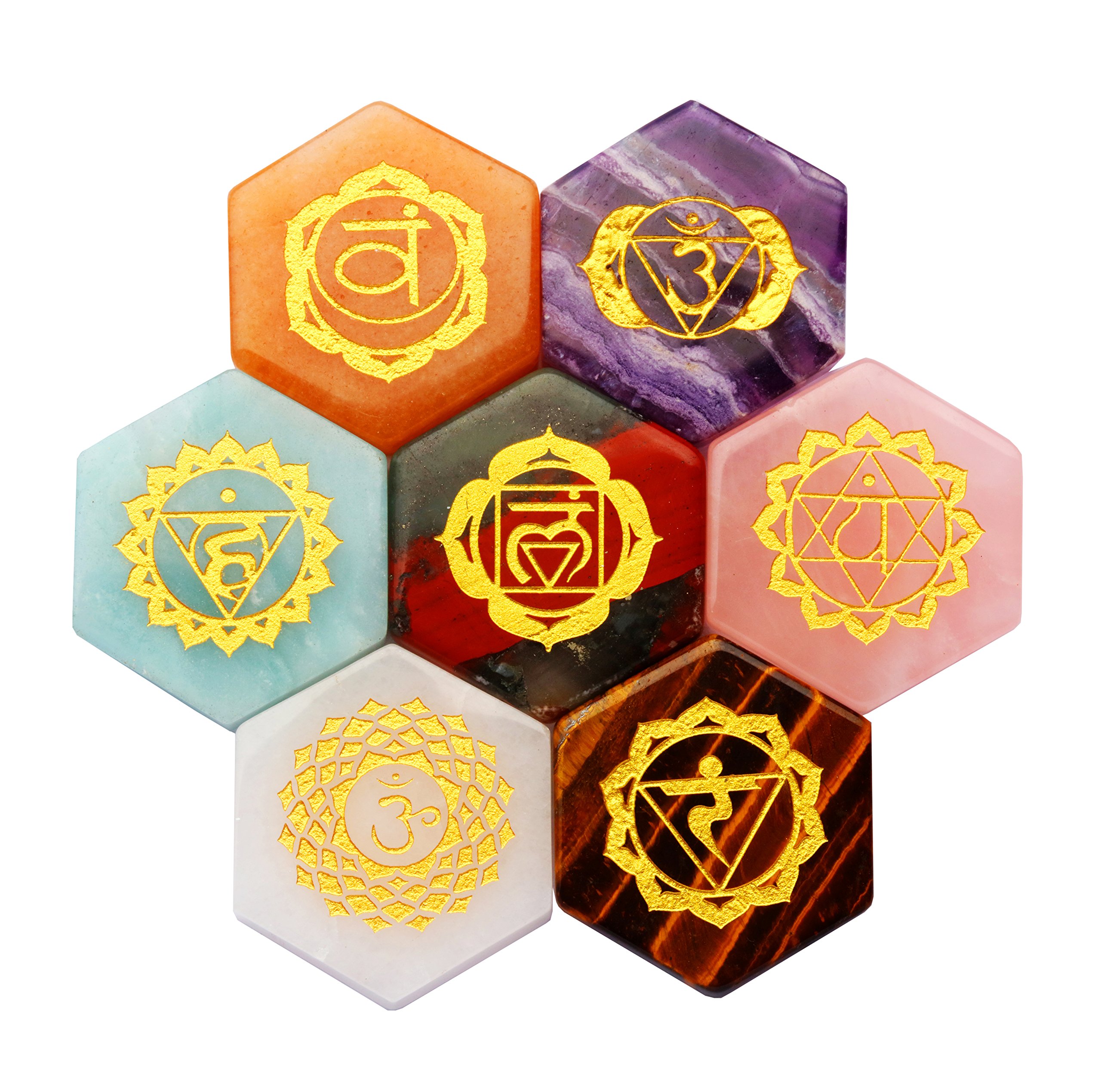 Amazon.com: Humeur Transformative Stones KAYARA Sacred Hexagon Chakra ...