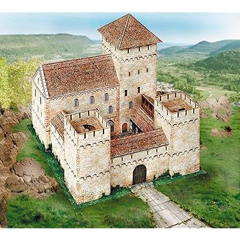 MiniArt 1:72 Scale Medieval Castle Plastic Model Kit: Amazon.co.uk ...