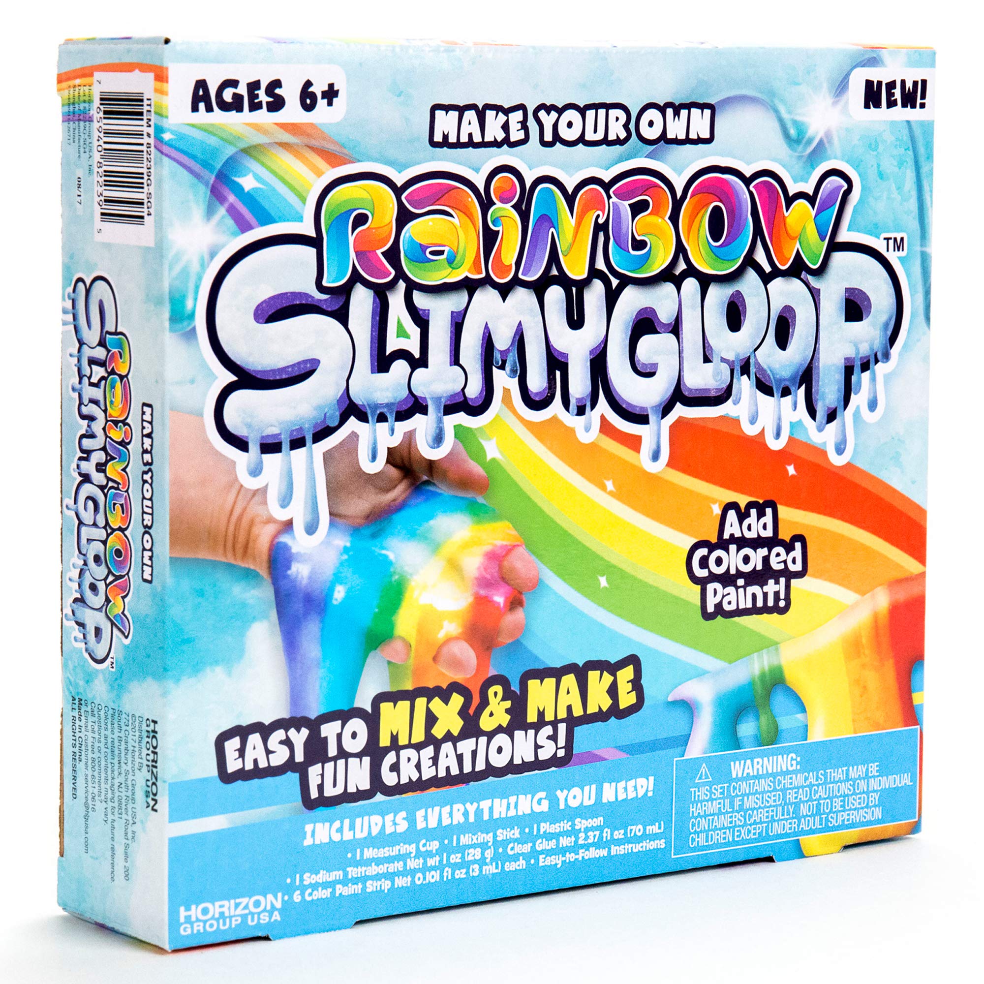 SLIMYGLOOP Make Your Own Rainbow DIY Slime Kit by Horizon Group USA ...