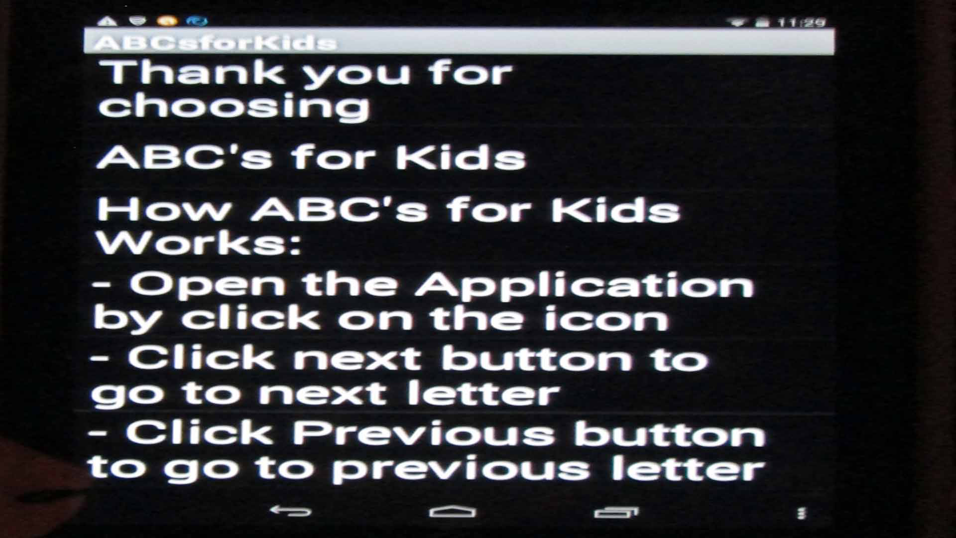 ABC's for Kids - App on Amazon Appstore