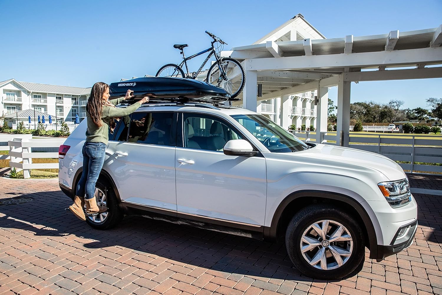 Rhino-Rack – Kit completo de barras transversales con patas para 75 ...