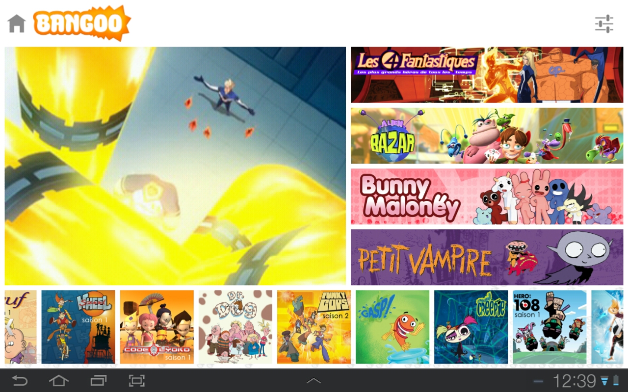 Bangoo - your favorites cartoons ! - Application sur Amazon Appstore