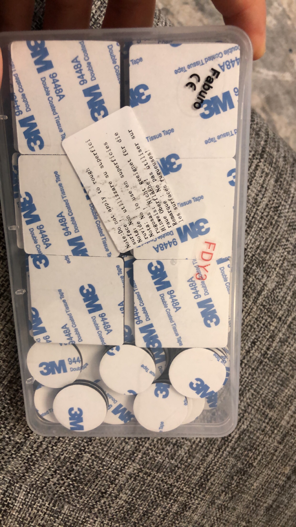 Faburo Faburo Klebepads Selbstklebend, 80PCS Klebepads Doppelseitig ...