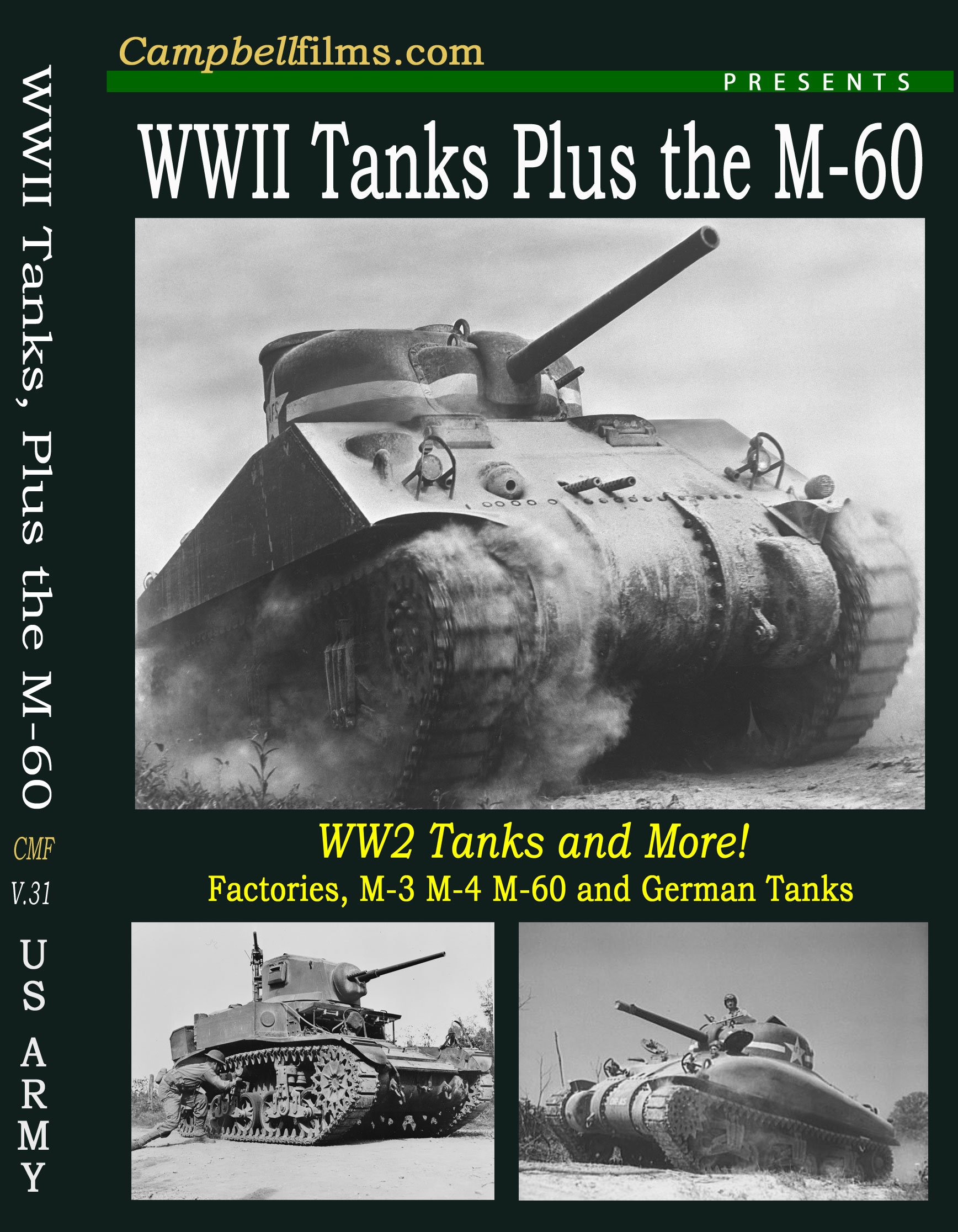 Amazon.com: WW1 & WWII Tanks plus M-60 German Panzers Sherman M-4 T-34 ...