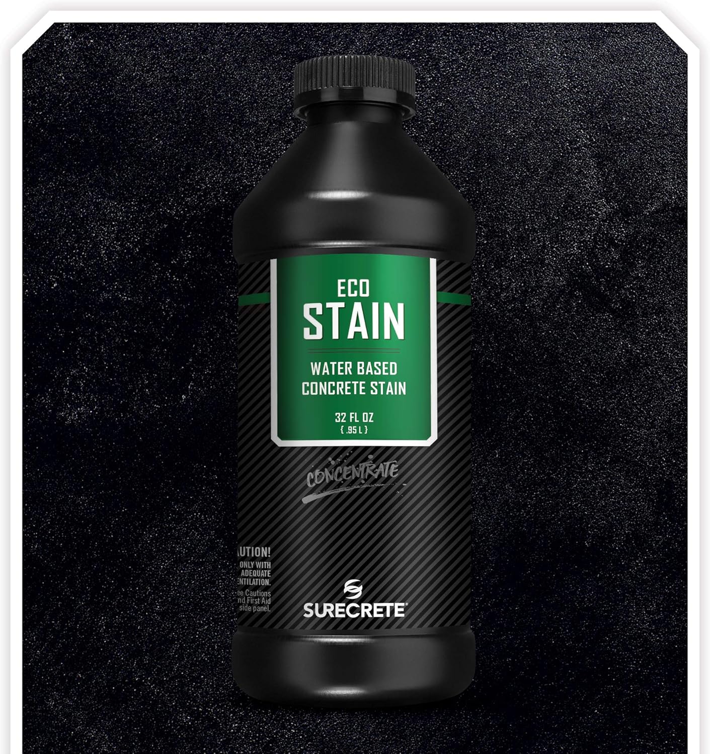 Surecrete EcoStain Water-Based Concrete Stain - 32 Ounce Concentrate ...