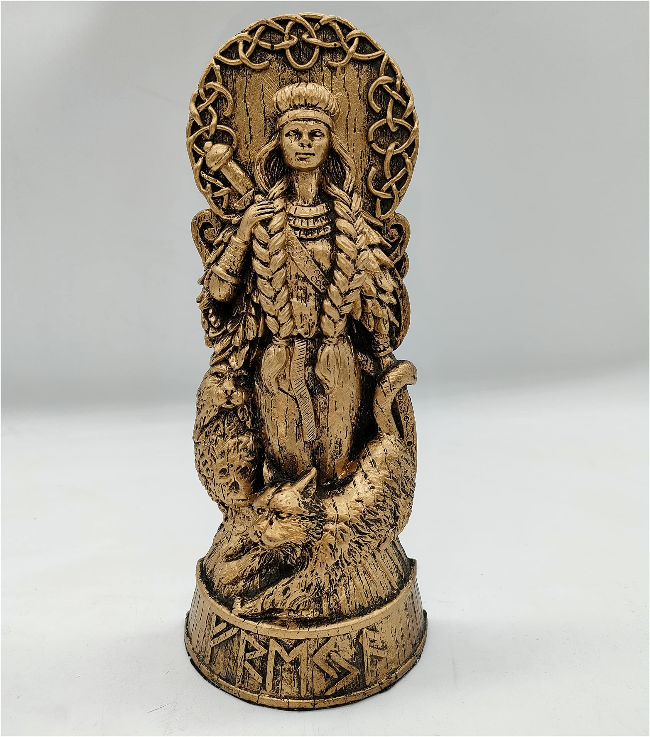 Amazon.com: Freya Norse Goddess of Love, Beauty and Fertility Statue ...