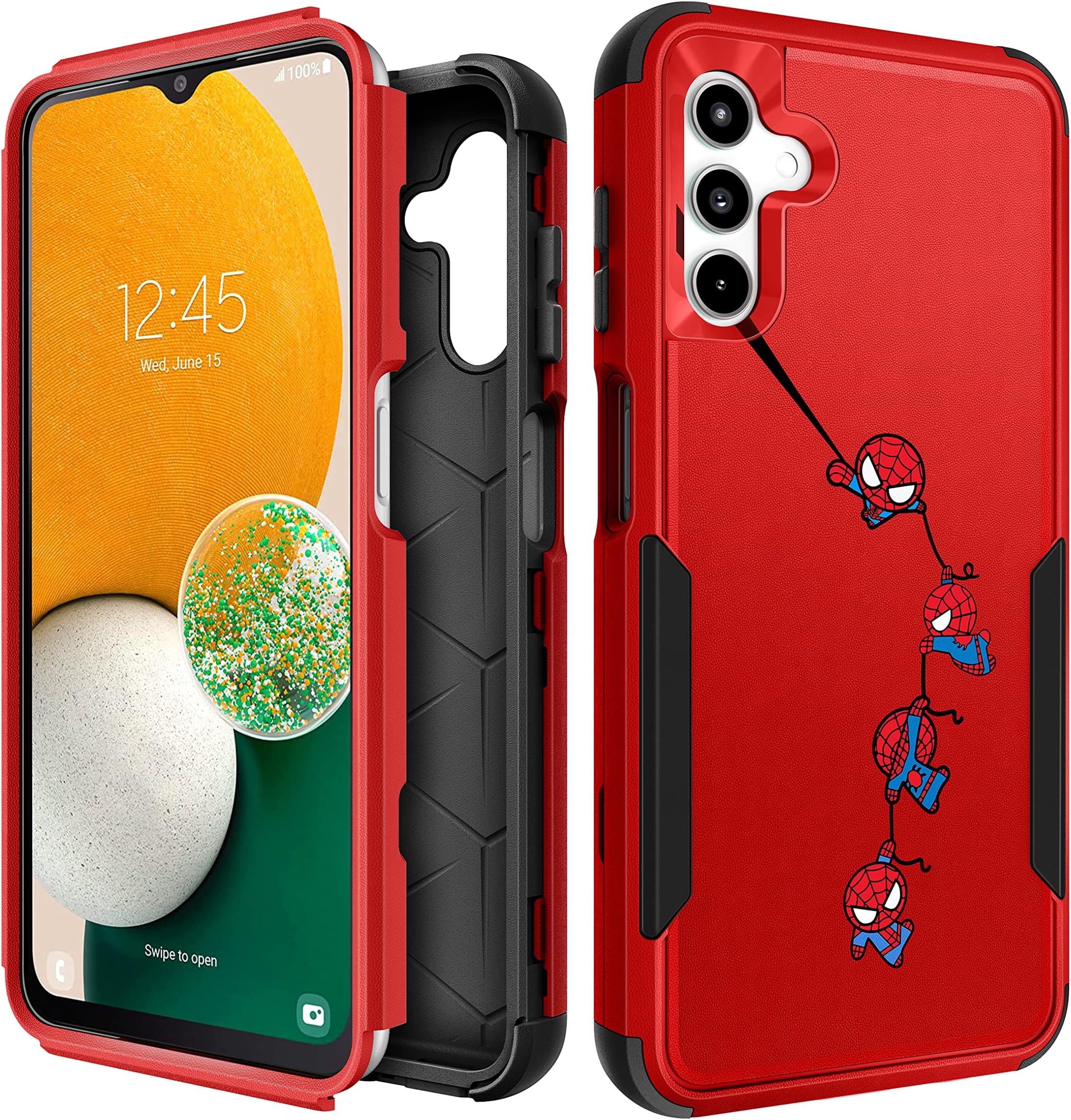 Amazon.com: Oqplog for Samsung A54 6.4" Heavy Duty Phone Case for Boys ...