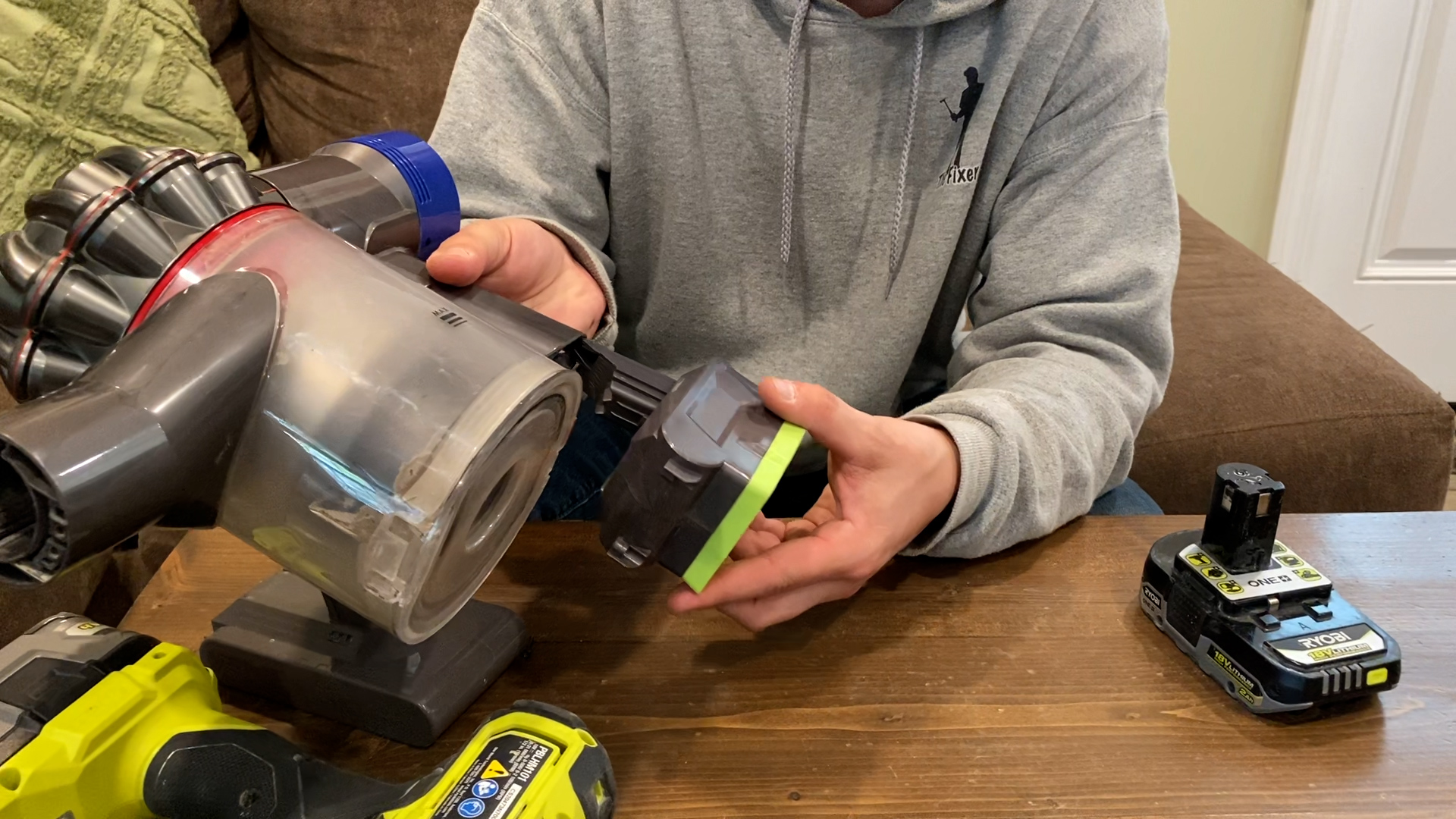 Watch How to Install Ryobi/ Dyson Battery Adapter on Amazon Live