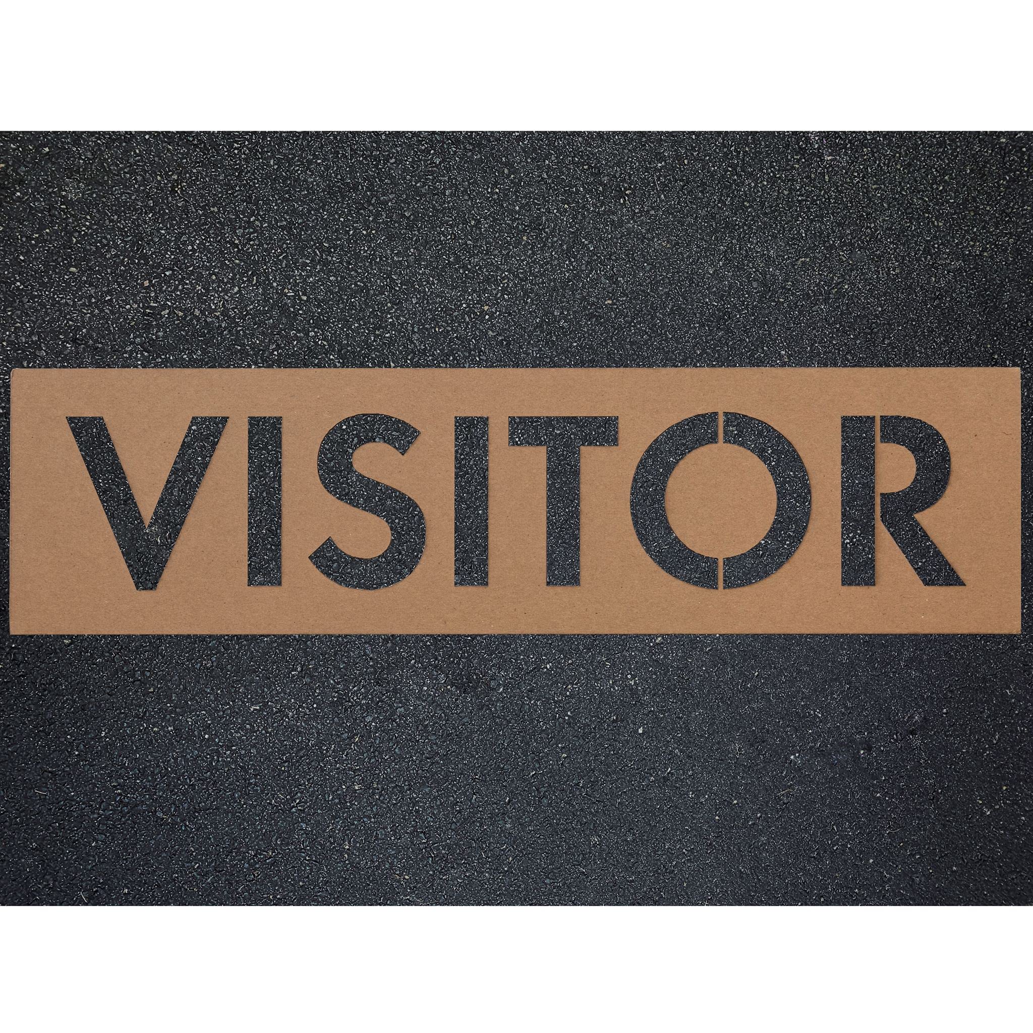 Snapklik.com : APS 12" Visitor Parking Stencil For Parking Lot Reusable ...