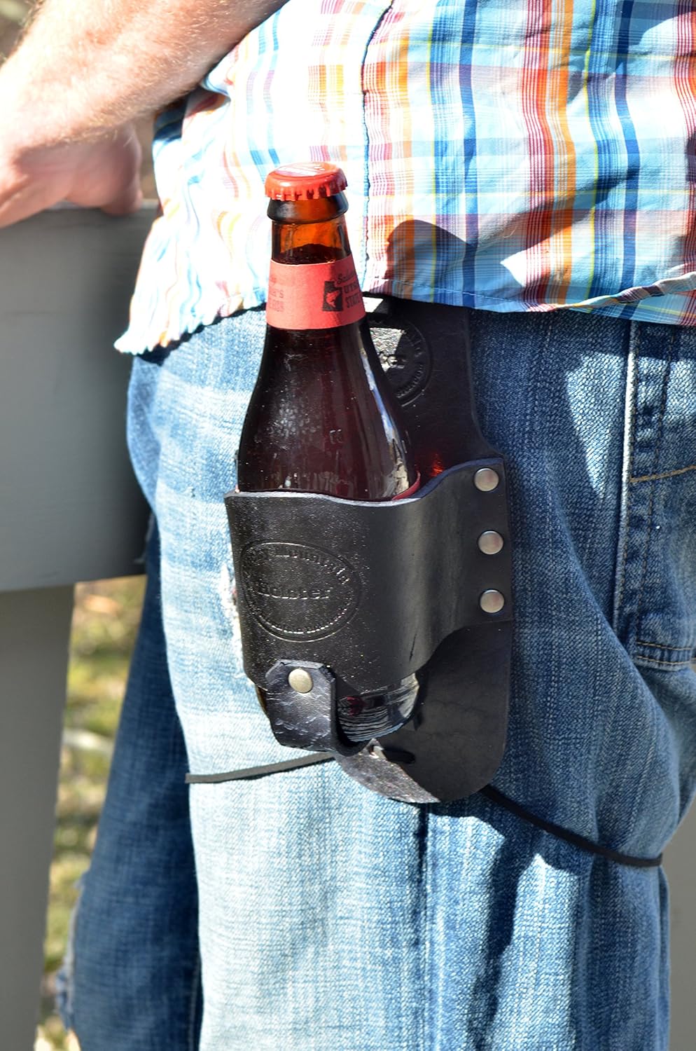 Amazon.com: Black Beer Holster, Beer Accessory, Can Holder : Sports ...