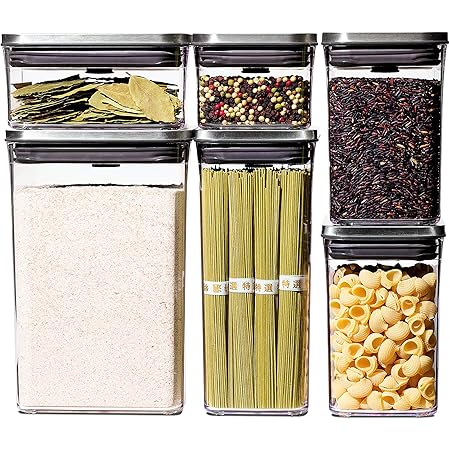 Amazon.com: OXO Steel POP Coffee Container with Scoop- 1.7 Qt for ...