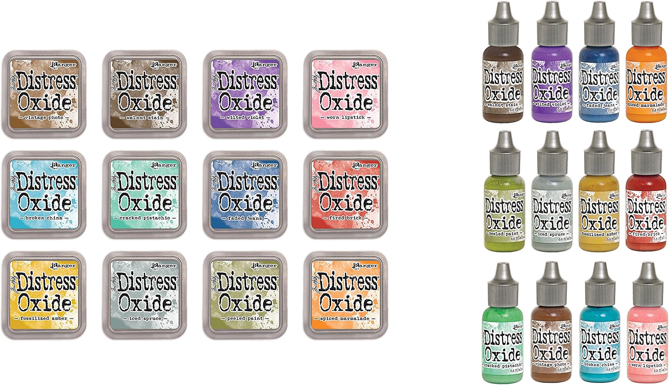 Amazon.com: Ranger Tim Holtz Distress Oxide Ink Fall 2018 (Release 5 ...
