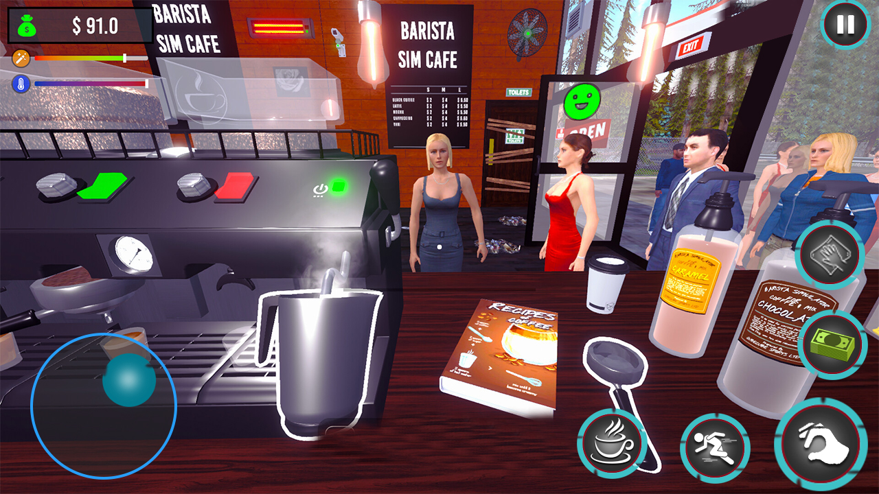 Coffee Cafe Business Tycoon 3D: Coffee Shop Simulator Games 2024-Amazon ...