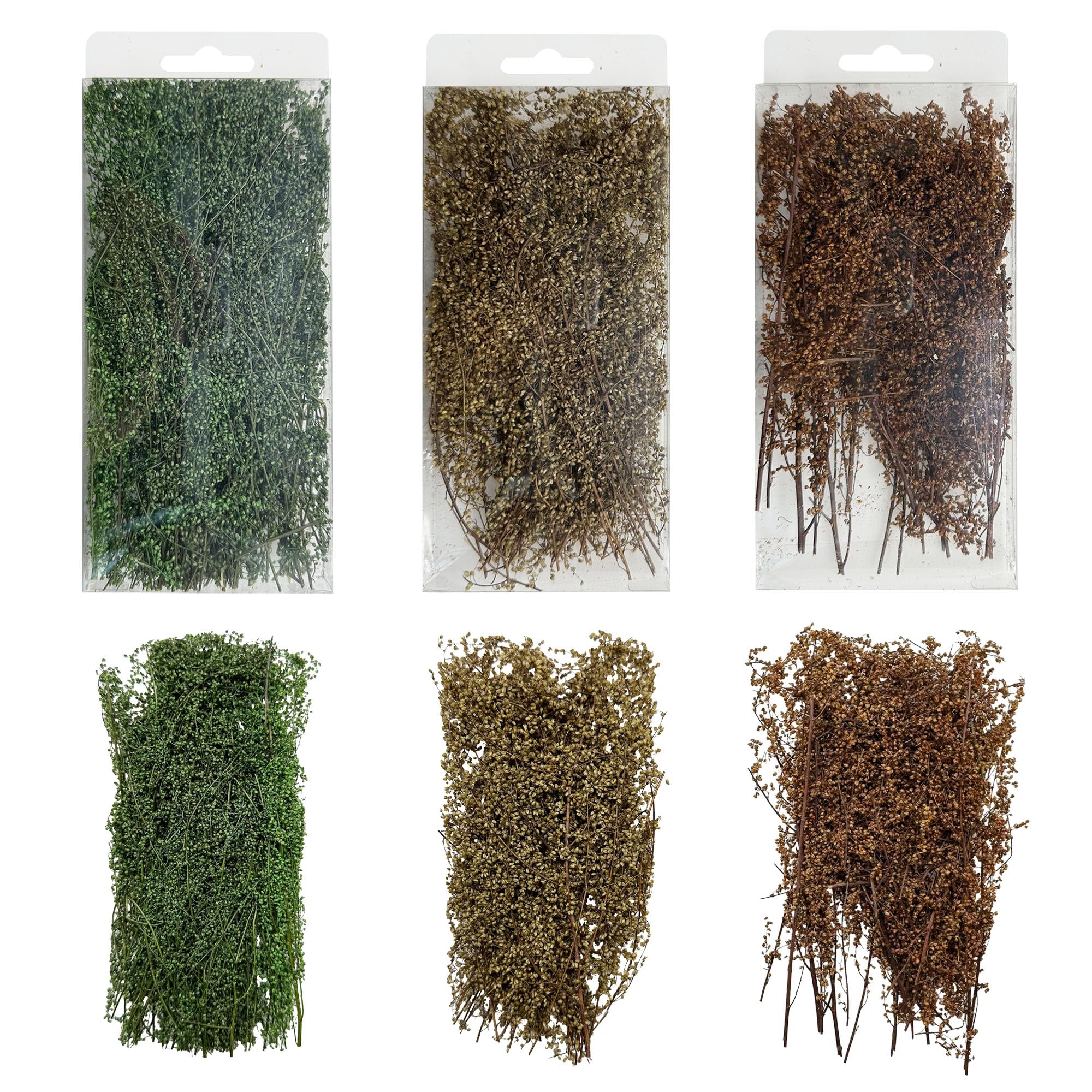 Amazon.com: Woohome Miniature Colorful Flower Cluster, Static Grass ...