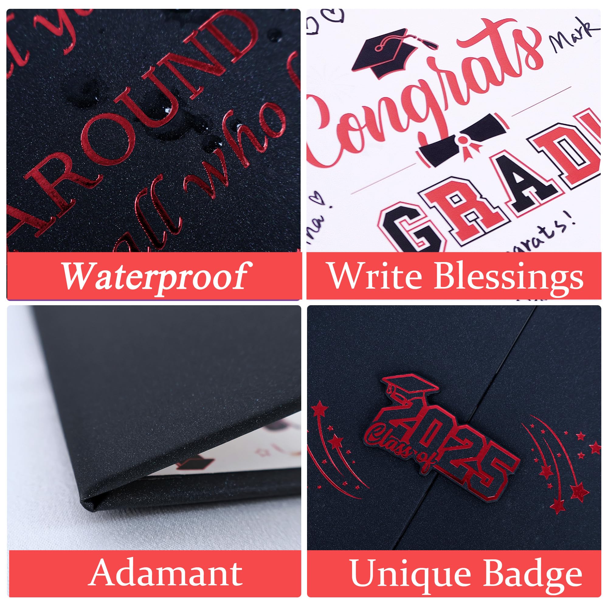 Snapklik.com : Graduation Party Decorations, Black And Red Graduation ...