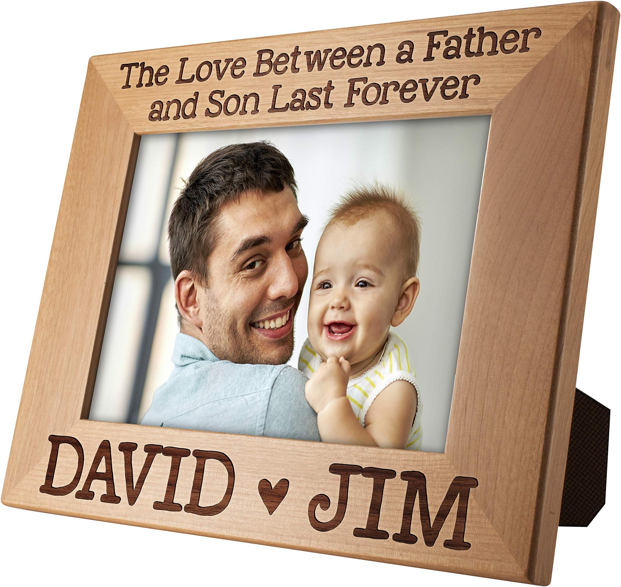 Amazon.com - I Have A Hero I Call Him Dad - 4x6 Inch Wood Picture Frame ...