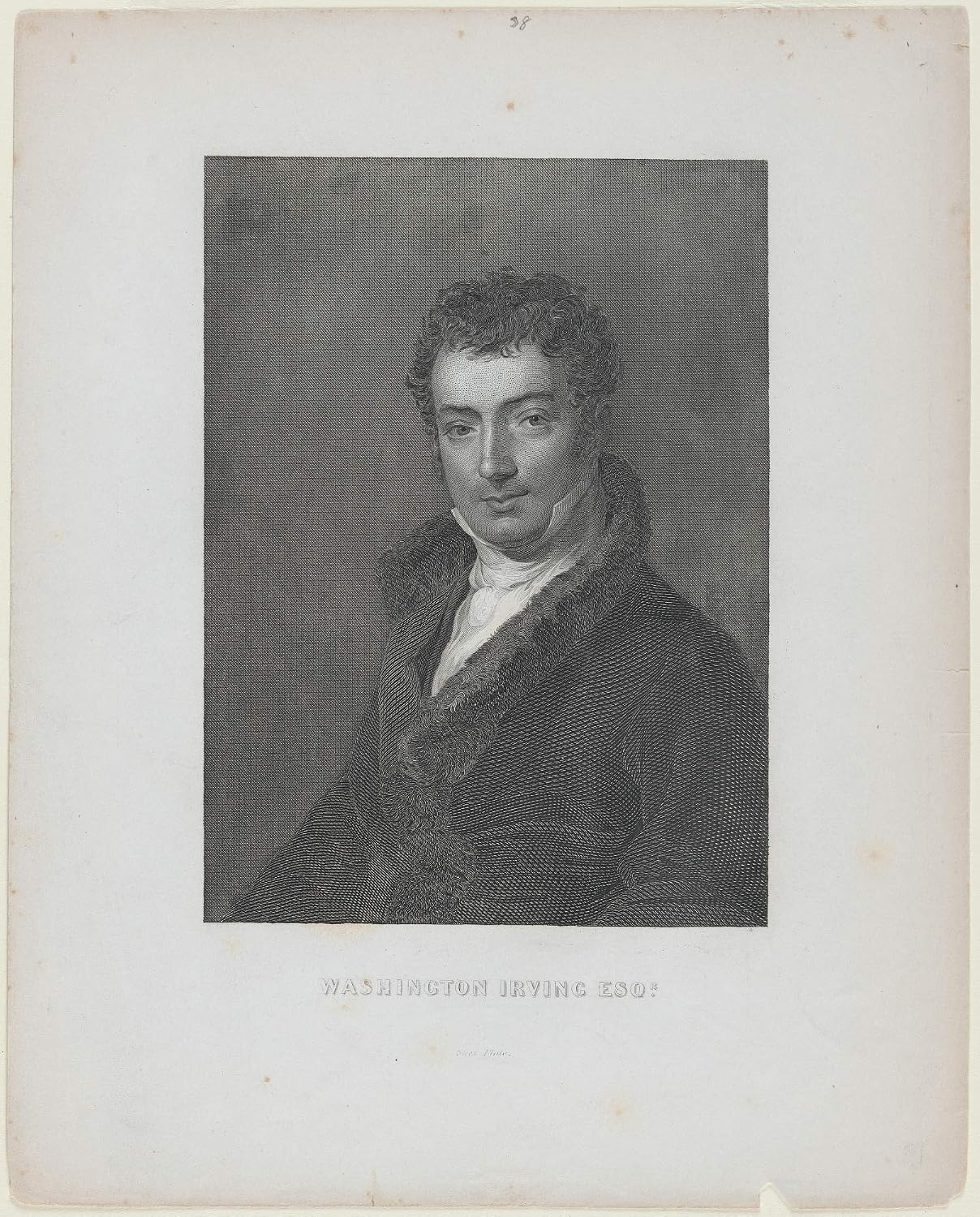 Amazon.com: Home Comforts Portrait of Washington Irving 3 - Vivid ...