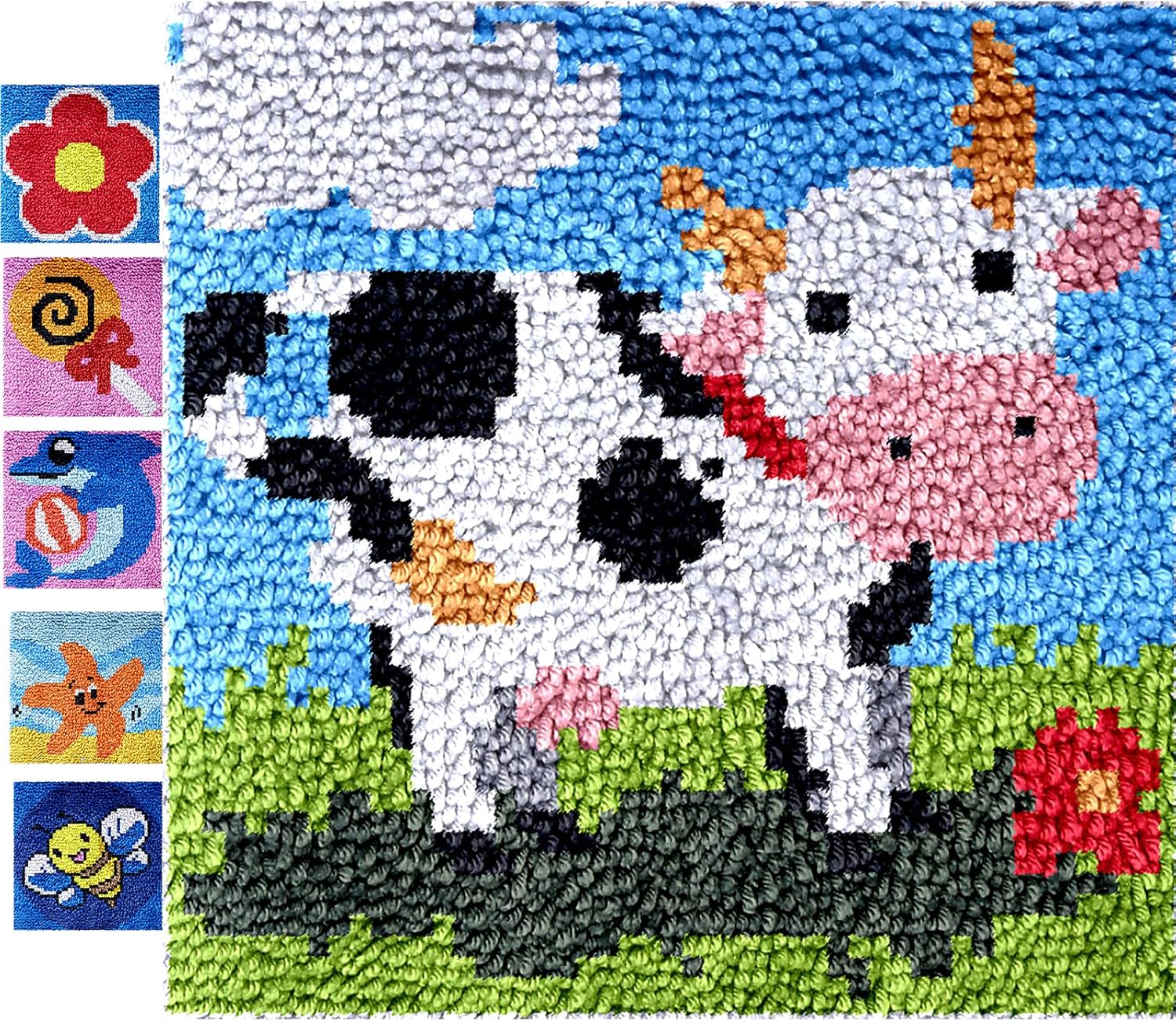 Amazon.com: Latch Hook Rugs Kits for Kids Adults Beginners, Dinosaur ...