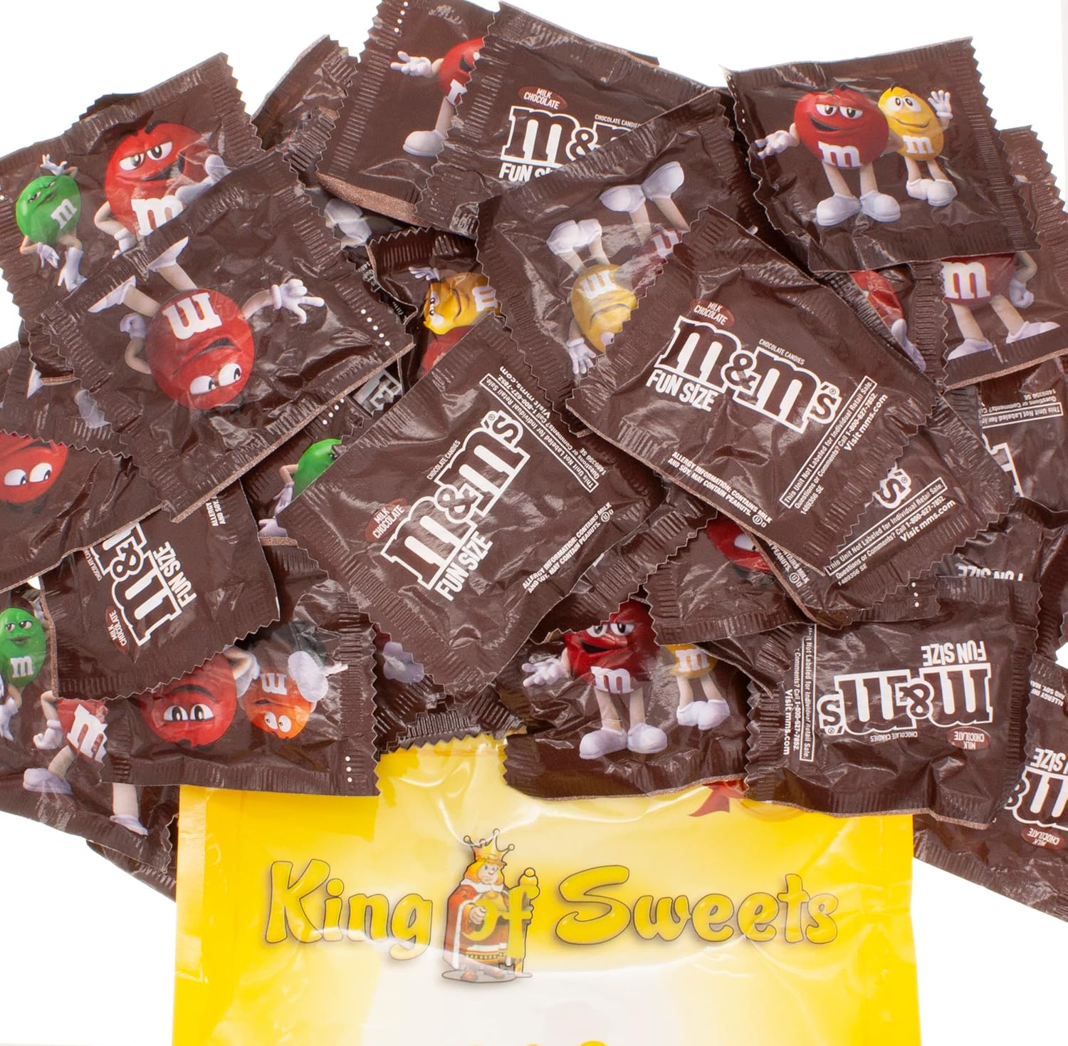 Amazon.com : Candykrave M&M Milk Chocolate Candy Individually Wrapped ...