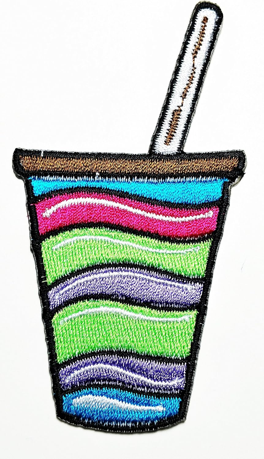 Amazon.com: HHO Colorful Fruit Juice Cartoon Patch Embroidered DIY ...