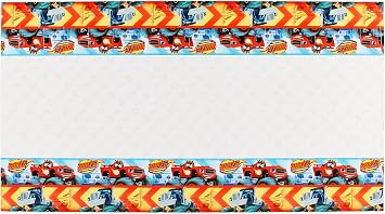 Amazon.com: Blaze and the Monster Machines Plastic Table Cover, Party ...
