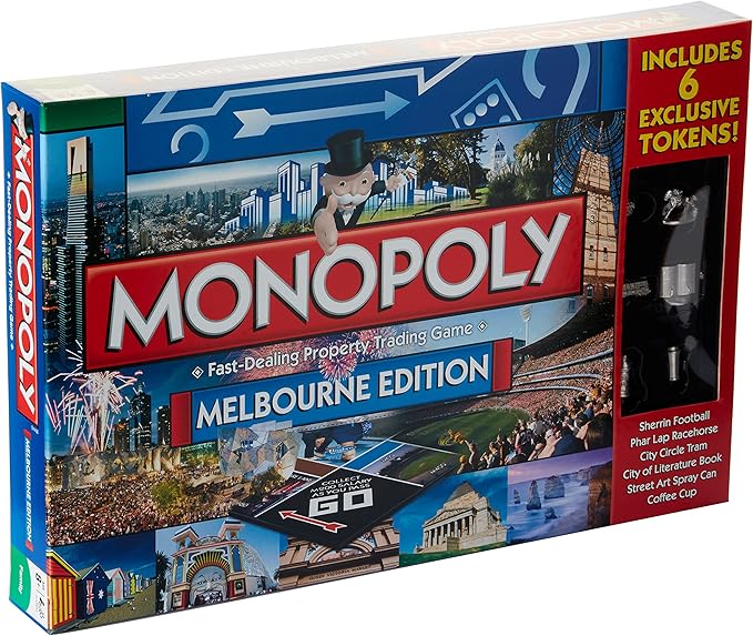 MONOPOLY Melbourne Monopoly : Amazon.com.au: Toys & Games