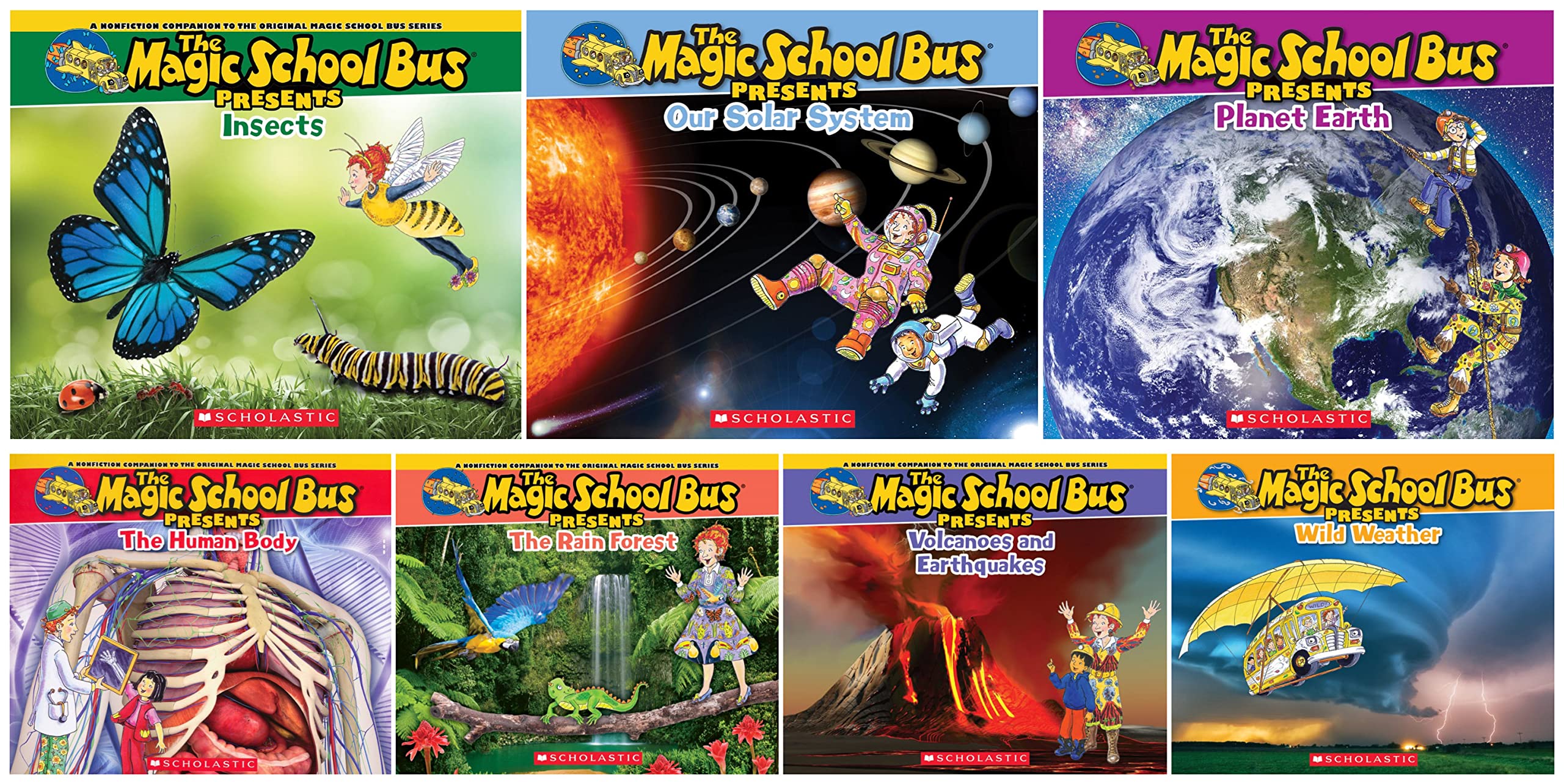 Magic School Bus Presents Series 7 Books Set: Tom Jackson, Dan Green ...