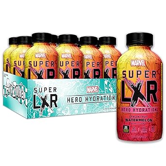 Amazon.com : AriZona x Marvel Super LXR Hero Hydration - Dragon Fruit ...